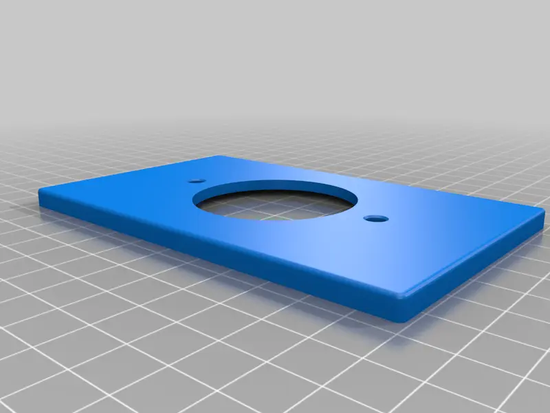 3D Printer Files | 3MF File | wall plug plate | Creality Cloud