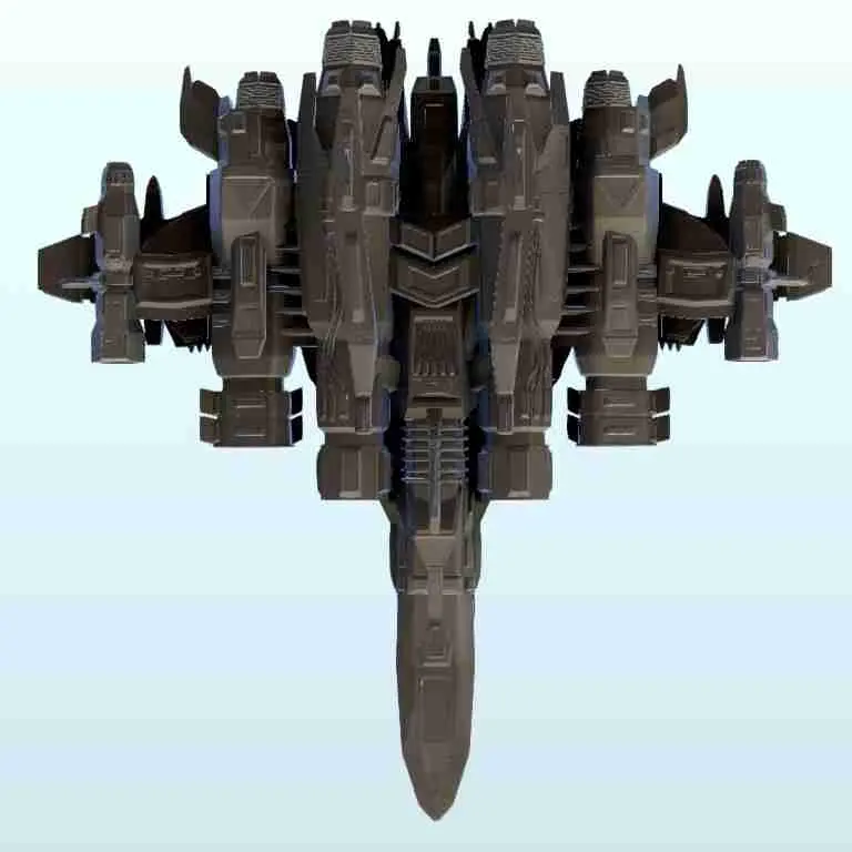 Miniature Games & Accessories STL Download - Chryson spaceship 27 - sci ...