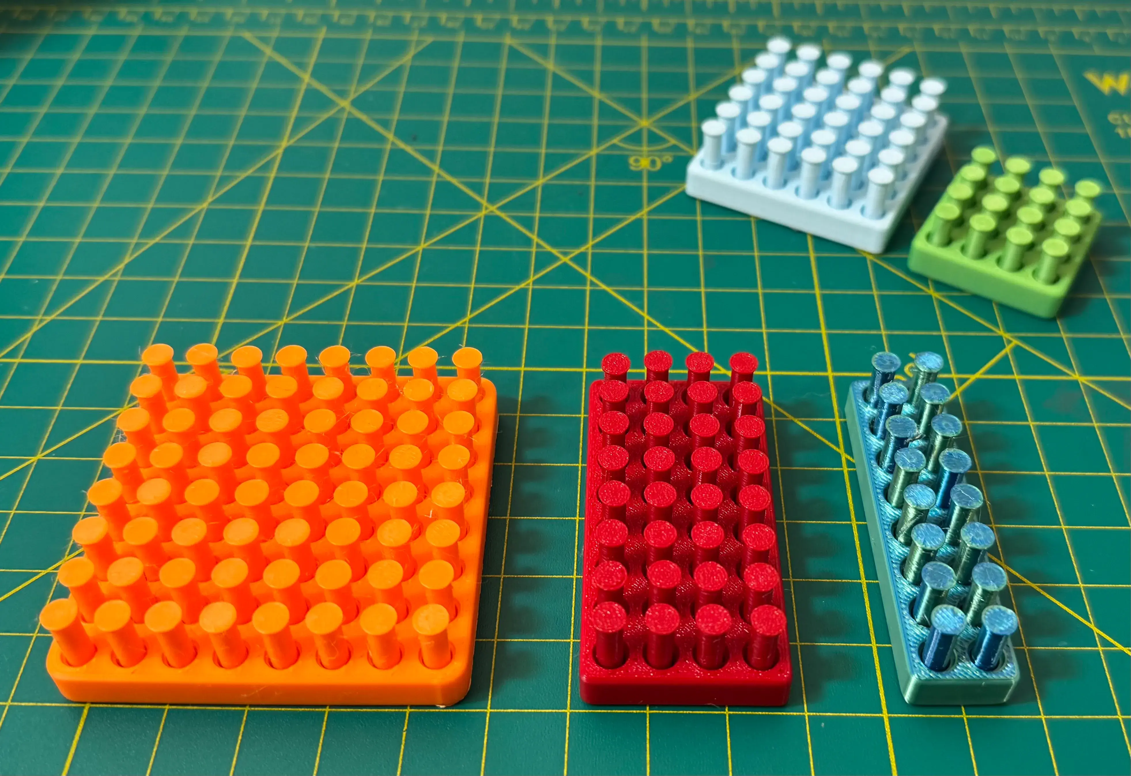 Other STL Download - Calibration Push-Pin Fidget Grids Deluxe Setby 3dGohst