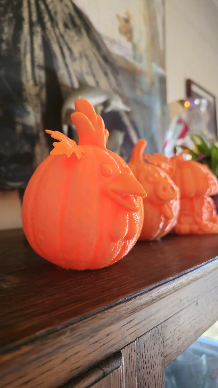 3D Printer Files | 3MF File | Pumpkin Rooster | Creality Cloud