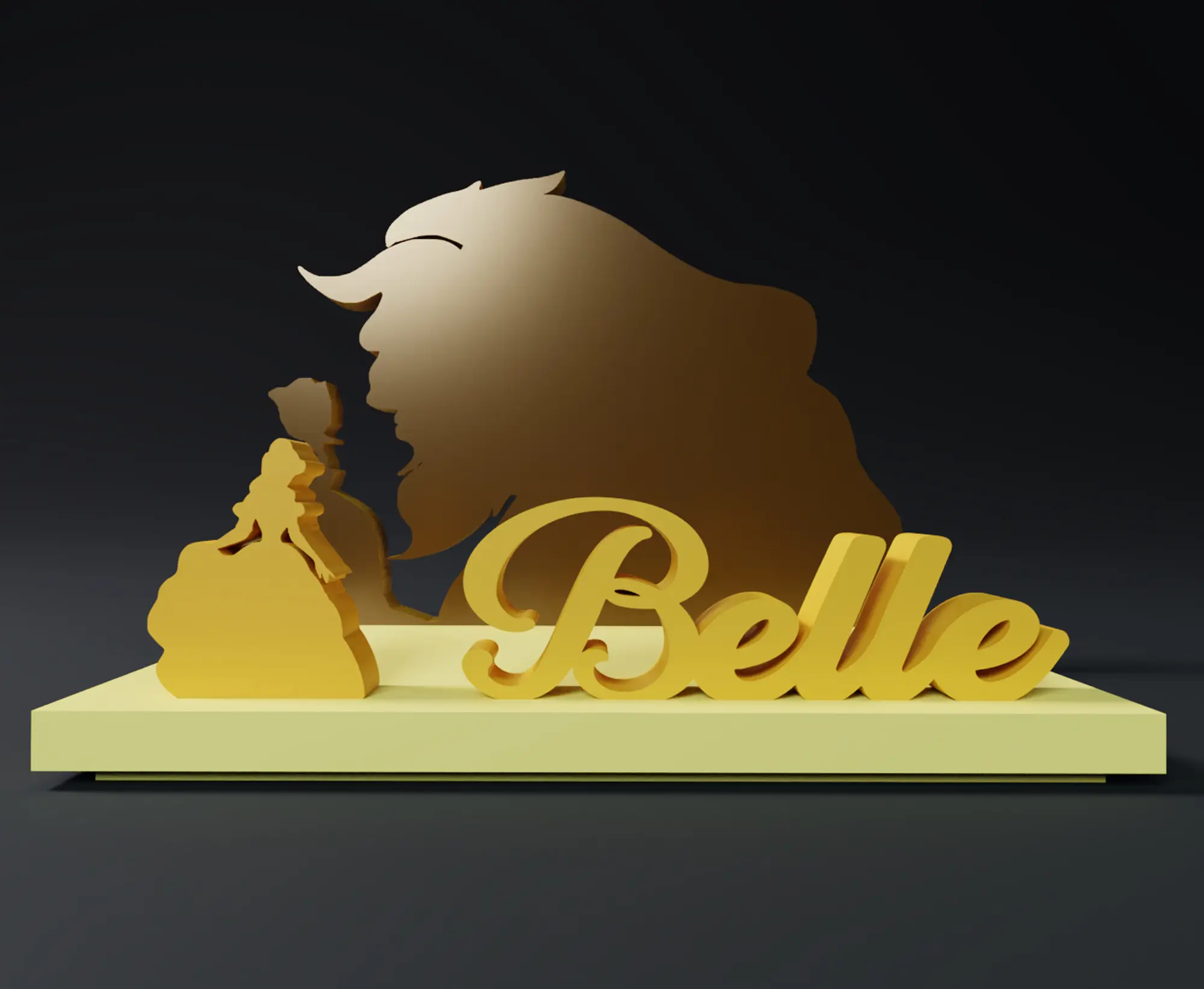 Other STL Download - DISNEY PRINCESS BELLE BOX - BEAUTY AND THE BEASTby ...
