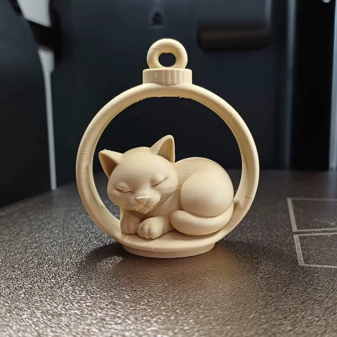 3D Printer Files | 3MF File | Cozy Cat Ornament | Creality Cloud