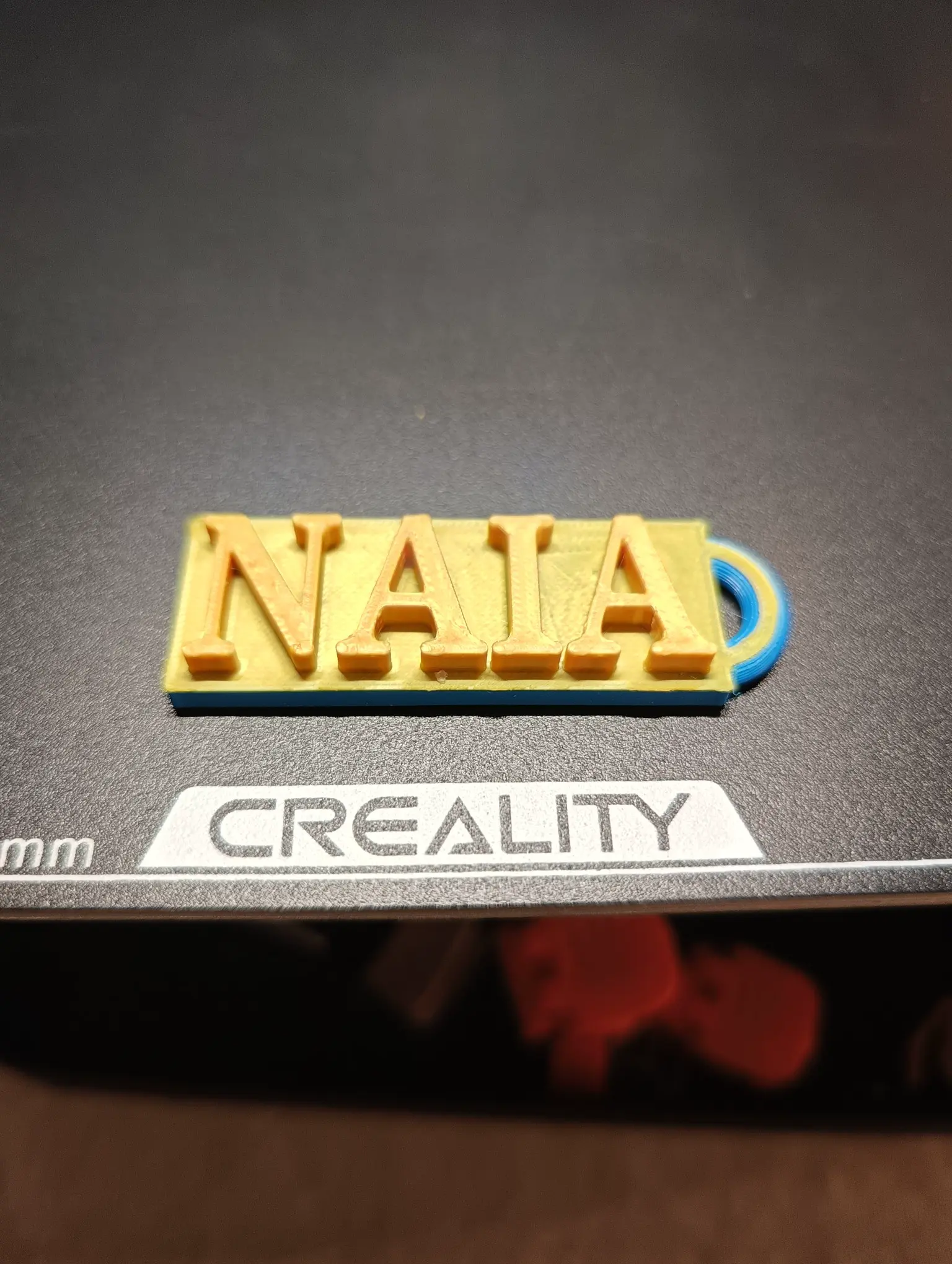 3D Printer Files | 3MF File | Llavero con el nombre Naia | Creality Cloud