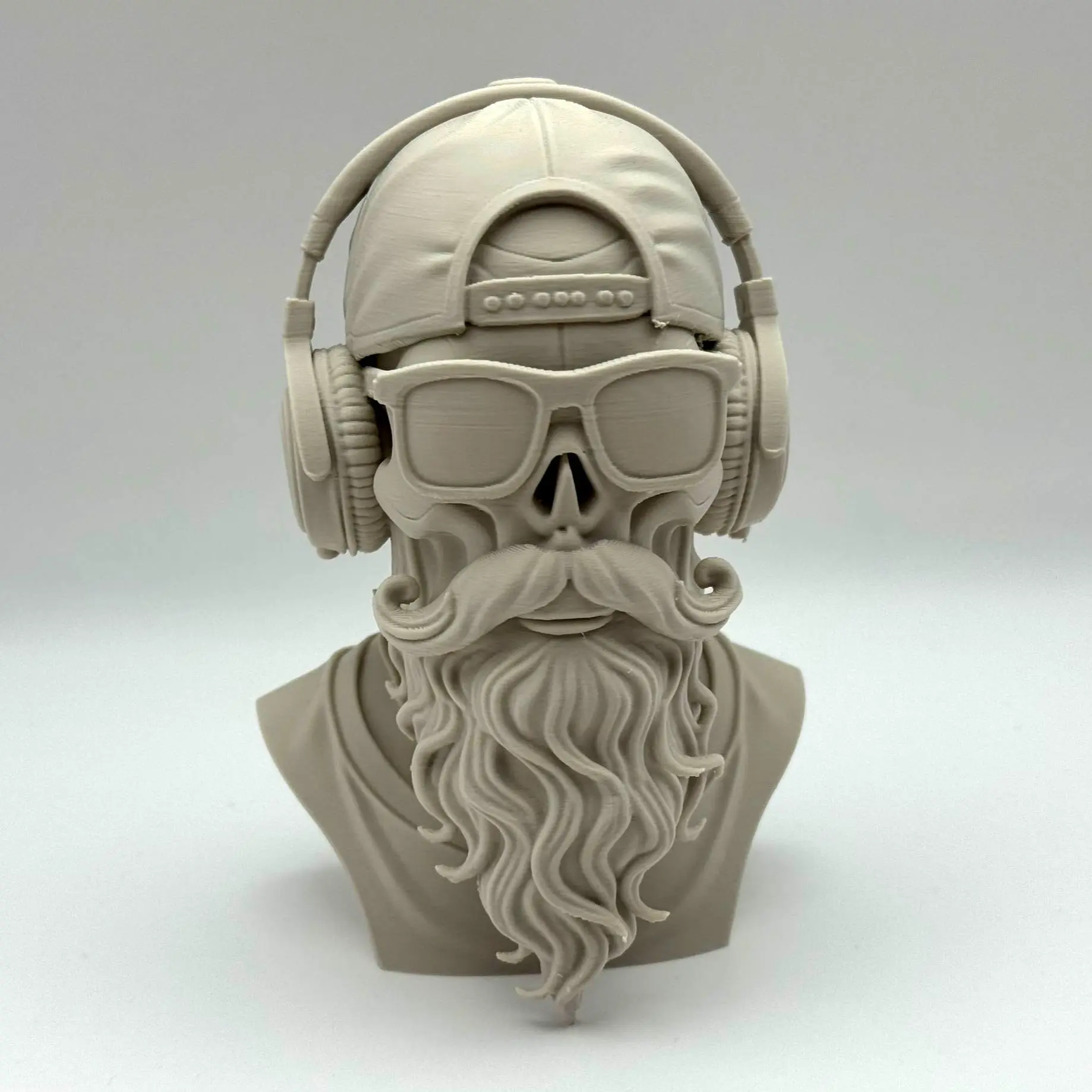 3D Printer Files | 3MF File | Cool Skeleton Bust | Creality Cloud