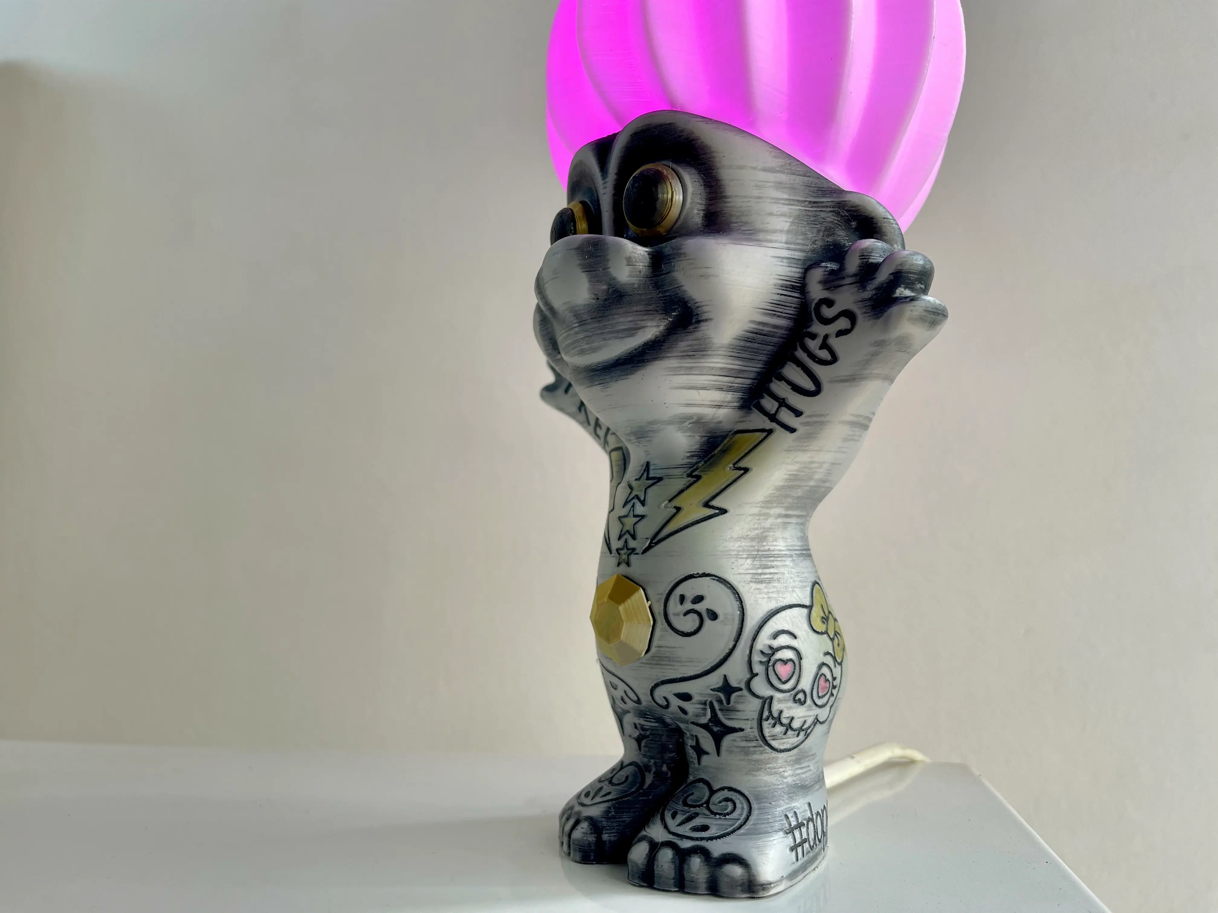 Lighting & Lamps STL Download - TROLL SWAG LAMP/PLANTER/CONTAINERby ...
