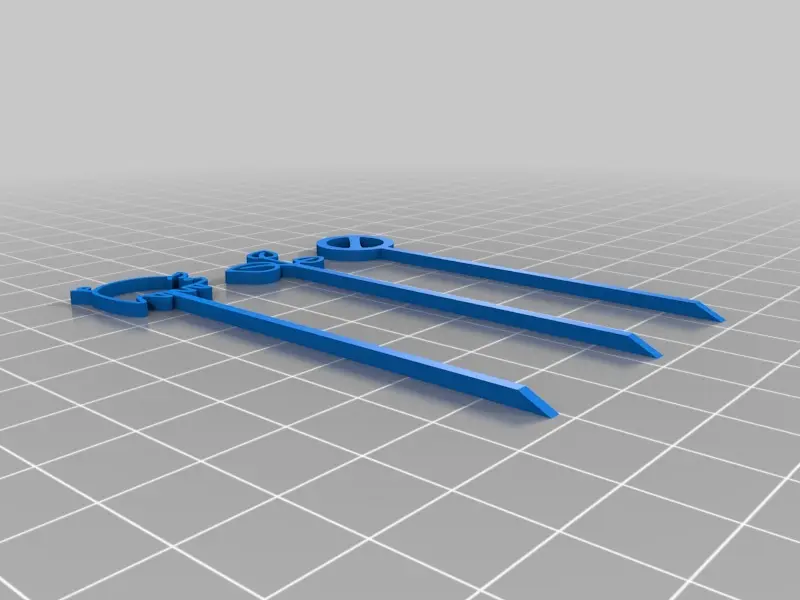 3D Printer Files | 3MF File | Pig and Veg Toothpicks | Creality Cloud