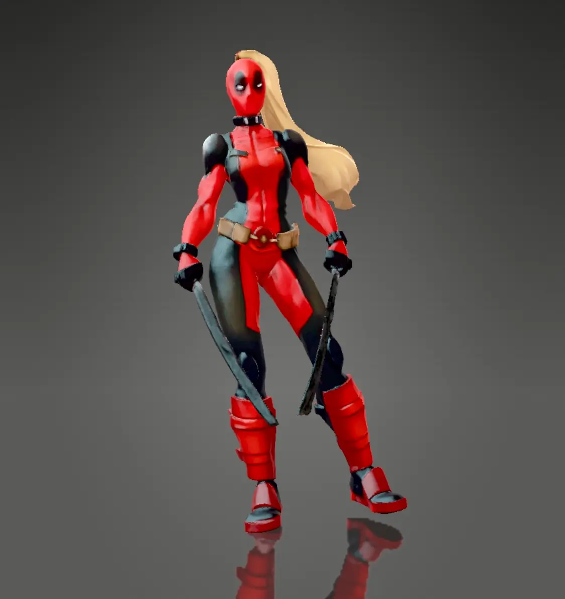 Characters & Creatures STL Download - Ladypool v2by Foxtrot007
