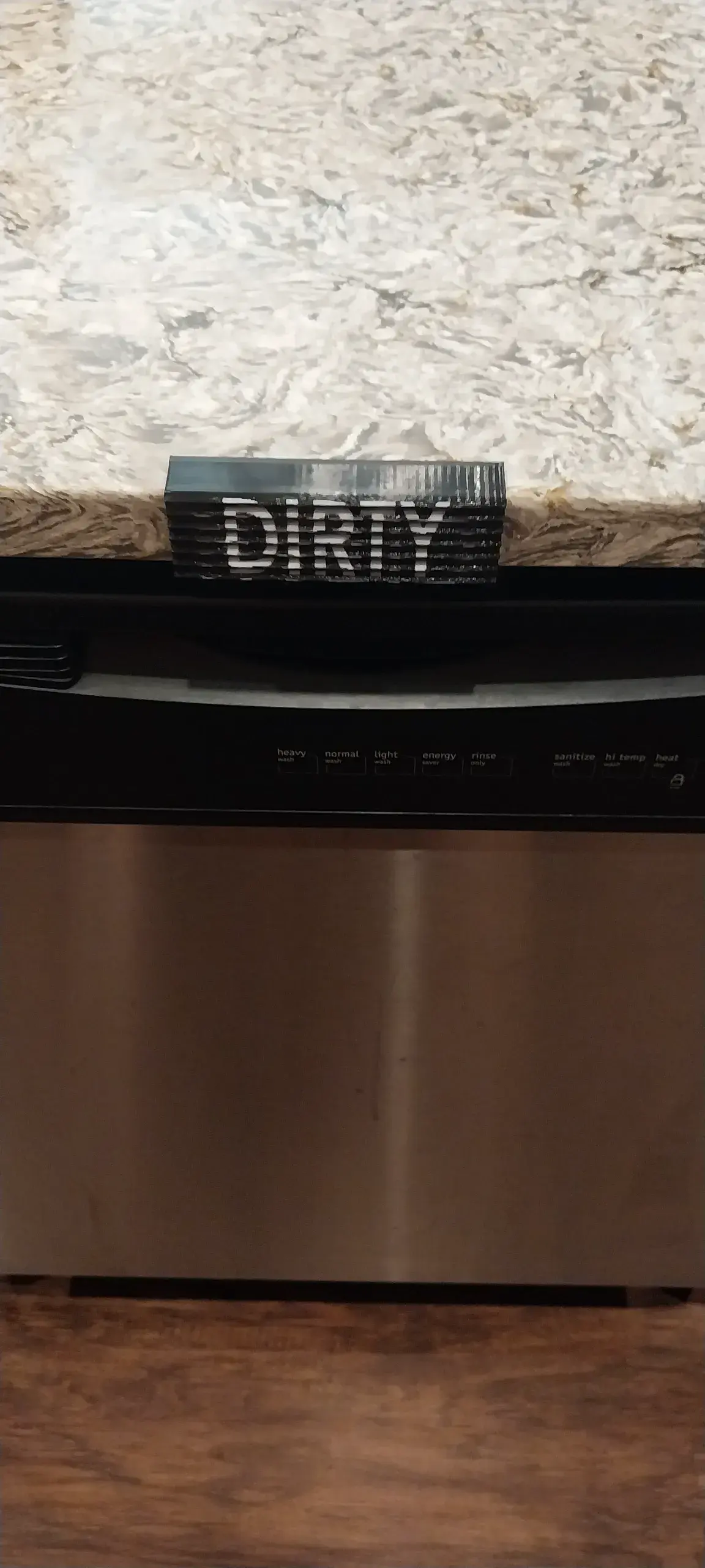 3D Printer Files | 3MF File | Countertop Dishwasher Sign | Creality Cloud