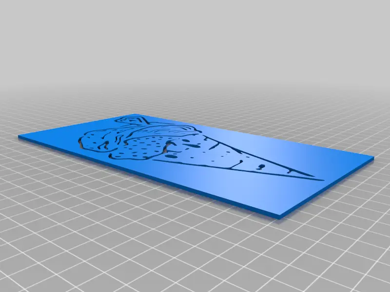Free Digital Art STL Download - Ice Cream stencilby SMT_M 🦊