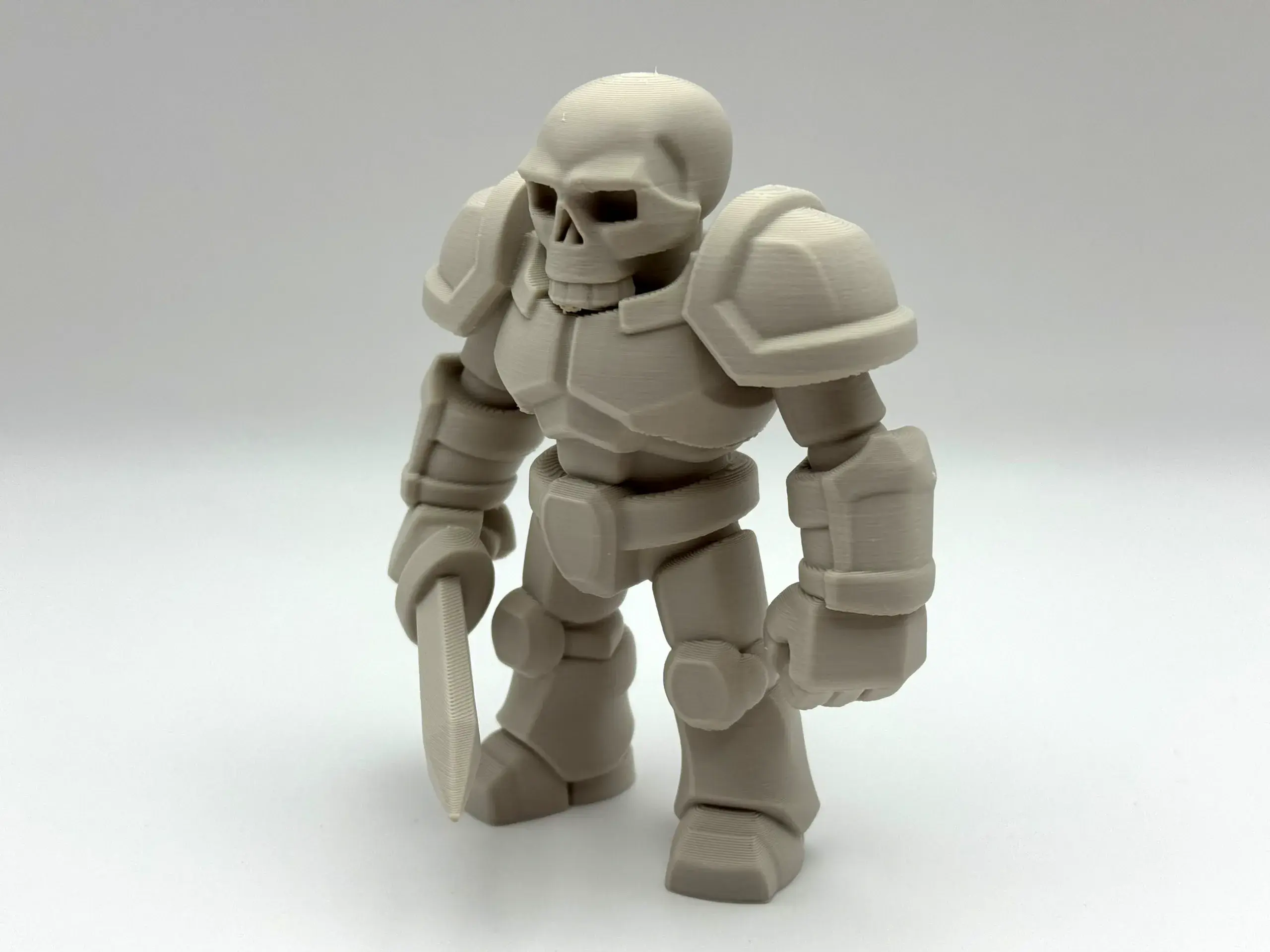 3D Printer Files | 3MF File | Skeletal Sword Golem | Creality Cloud