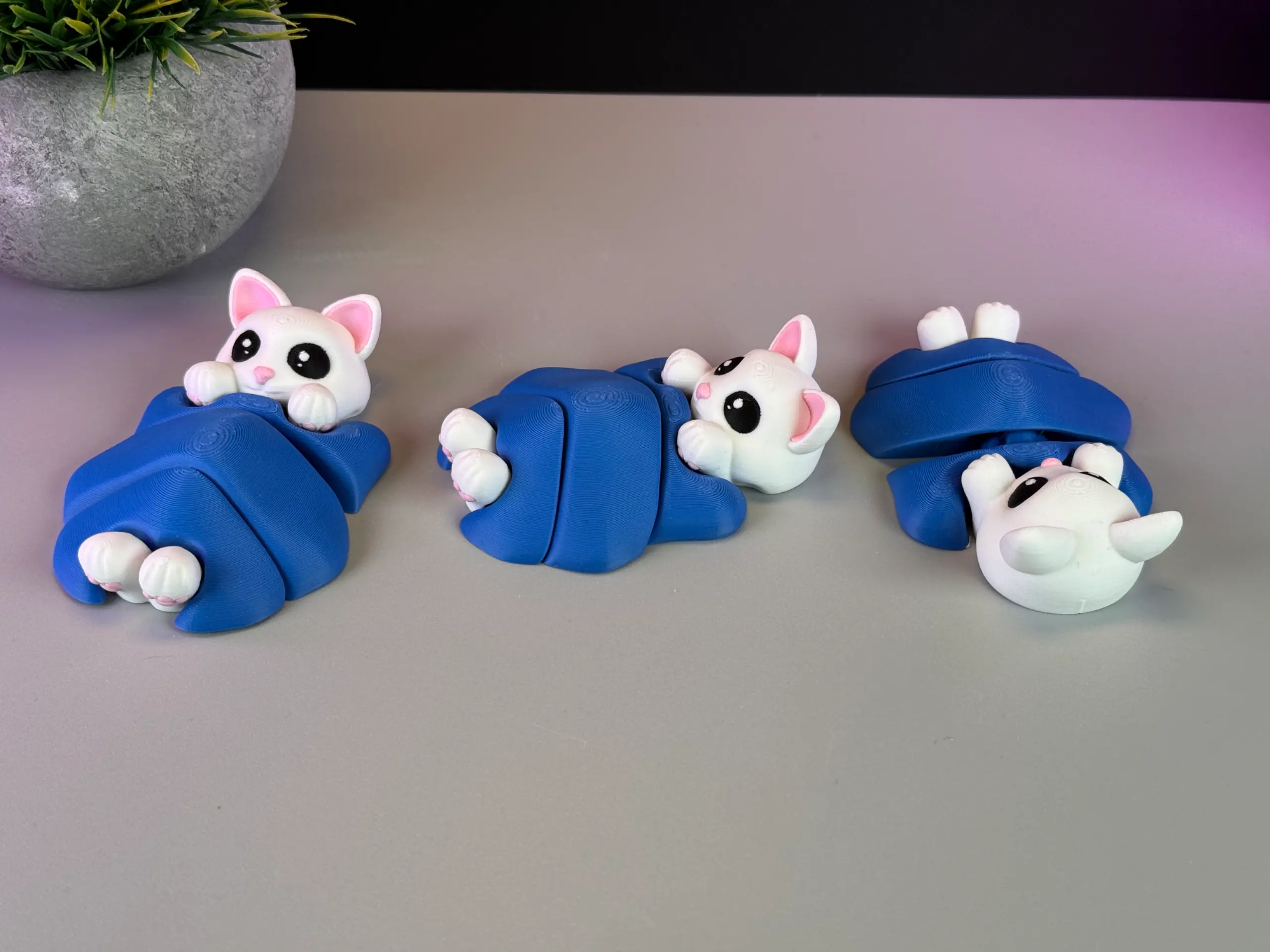 3D Printer Files | 3MF File | Articulated Cute Cat | Creality Cloud