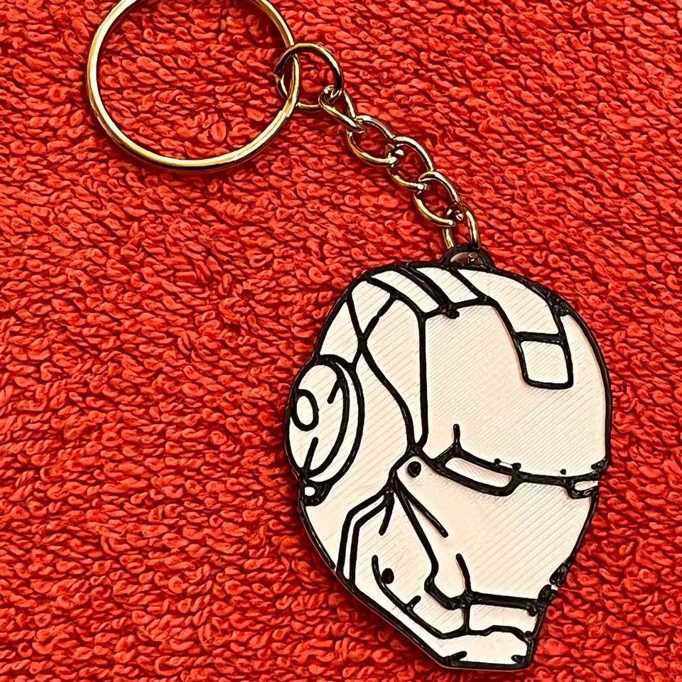 3D Printer Files | 3MF File | Keychain Iron Man | Creality Cloud