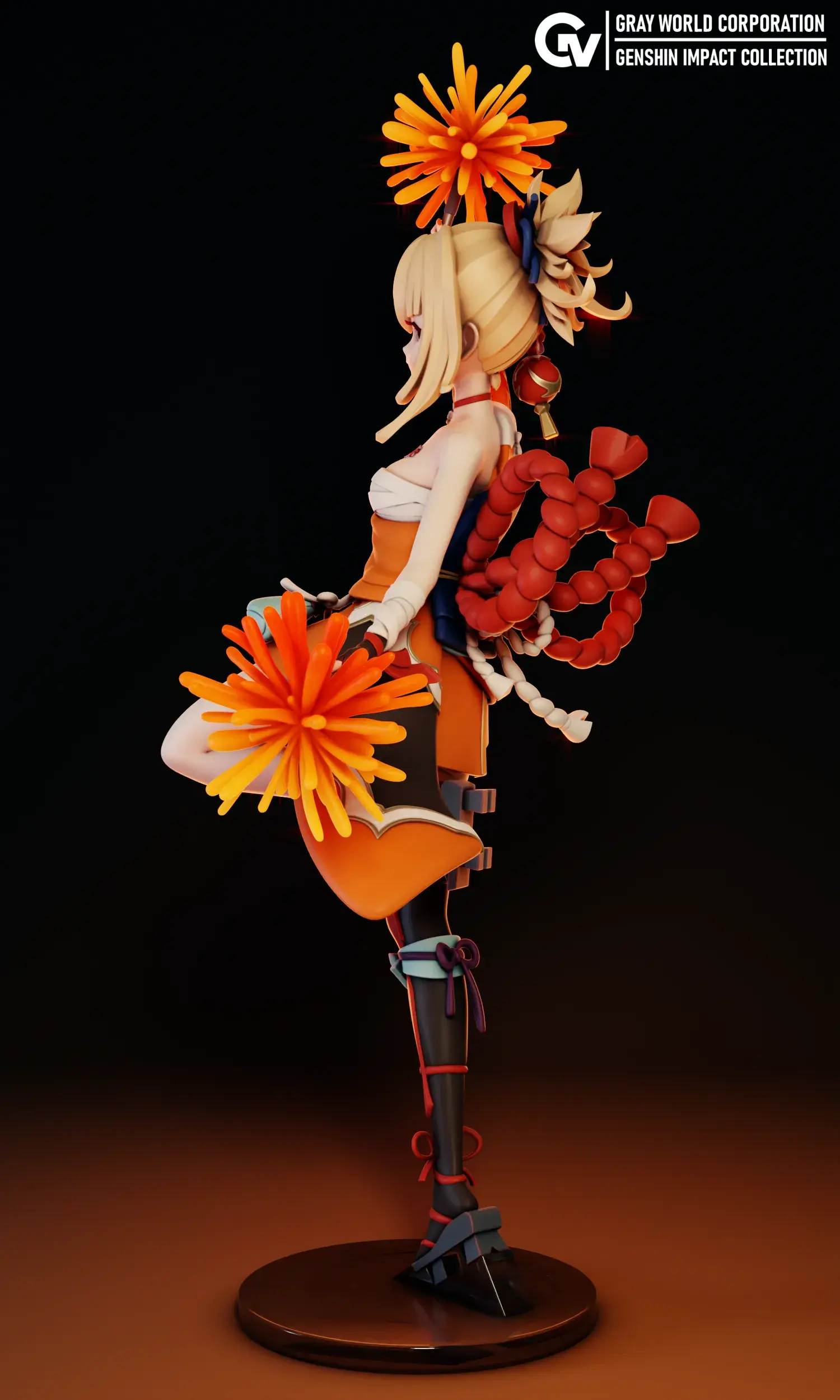 Characters & Creatures STL Download - Yoimiya | Genshin Impactby Gray ...