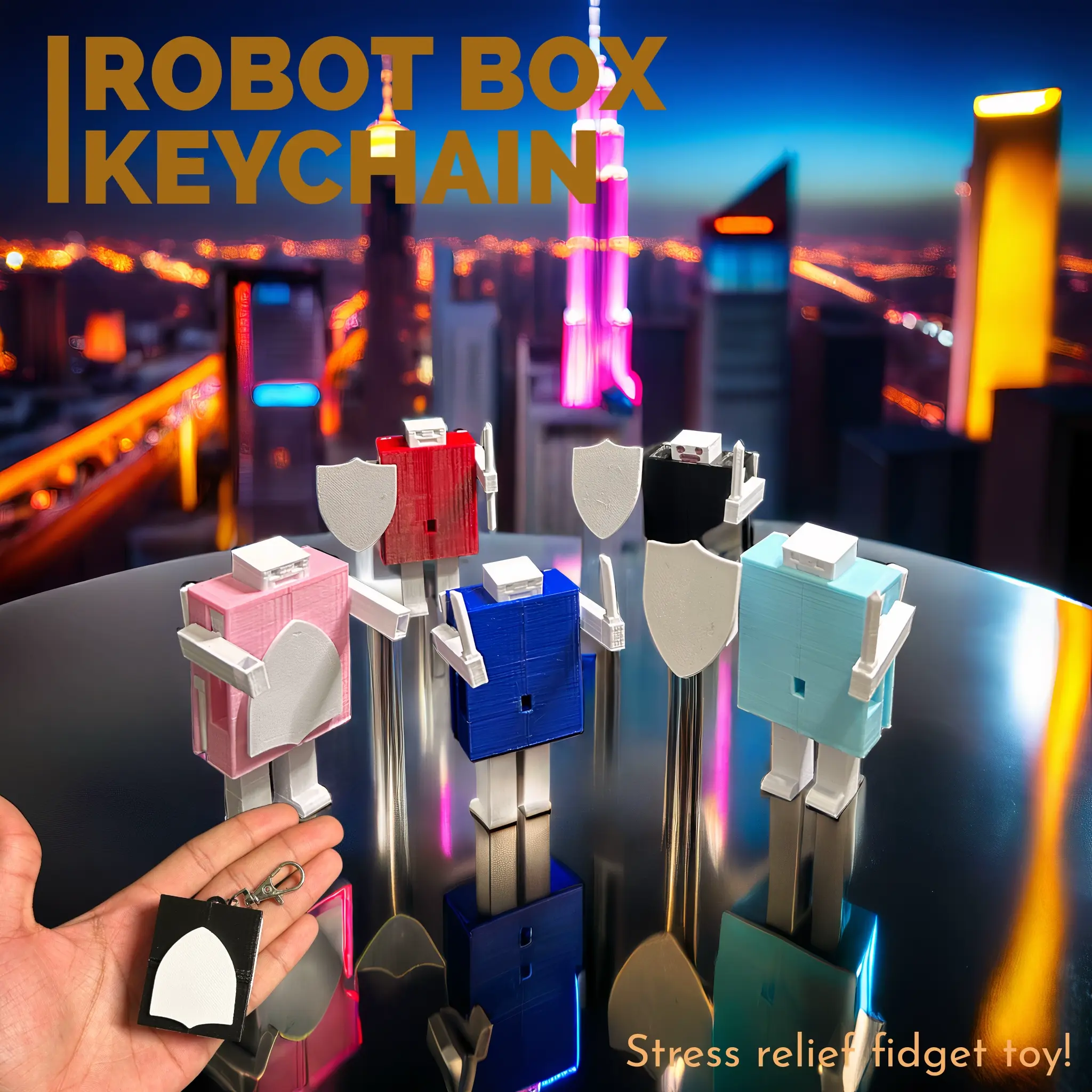 Free Board Games & Card Games STL Download - Fidget Transforming Robot ...