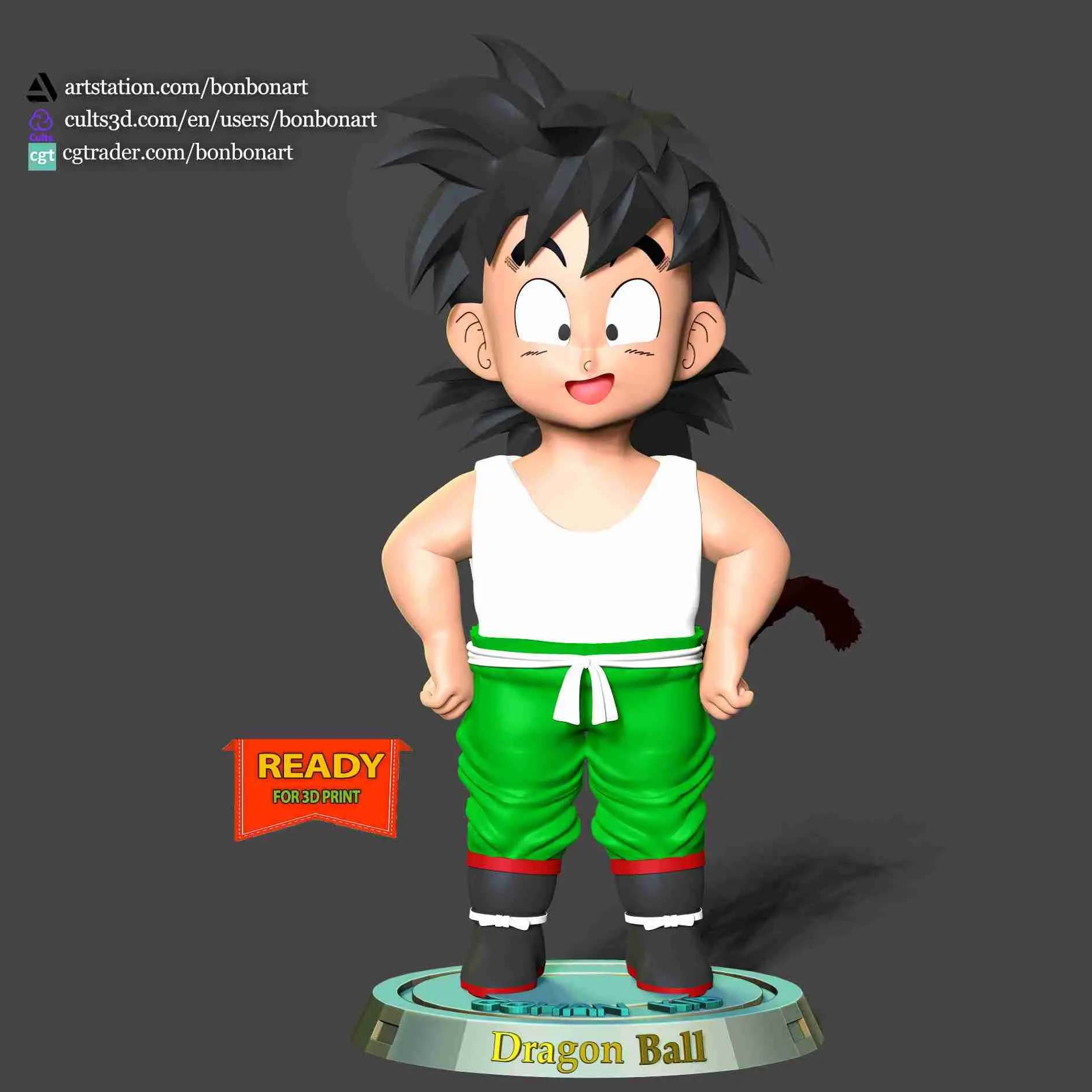 Dragon Ball - Gohan Kid | 3D models download | Creality Cloud