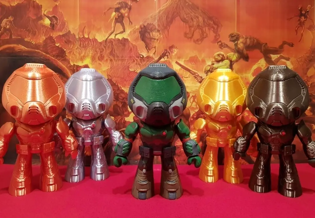 Characters & Creatures STL Download - DooM Guy - Collectable Figure ...