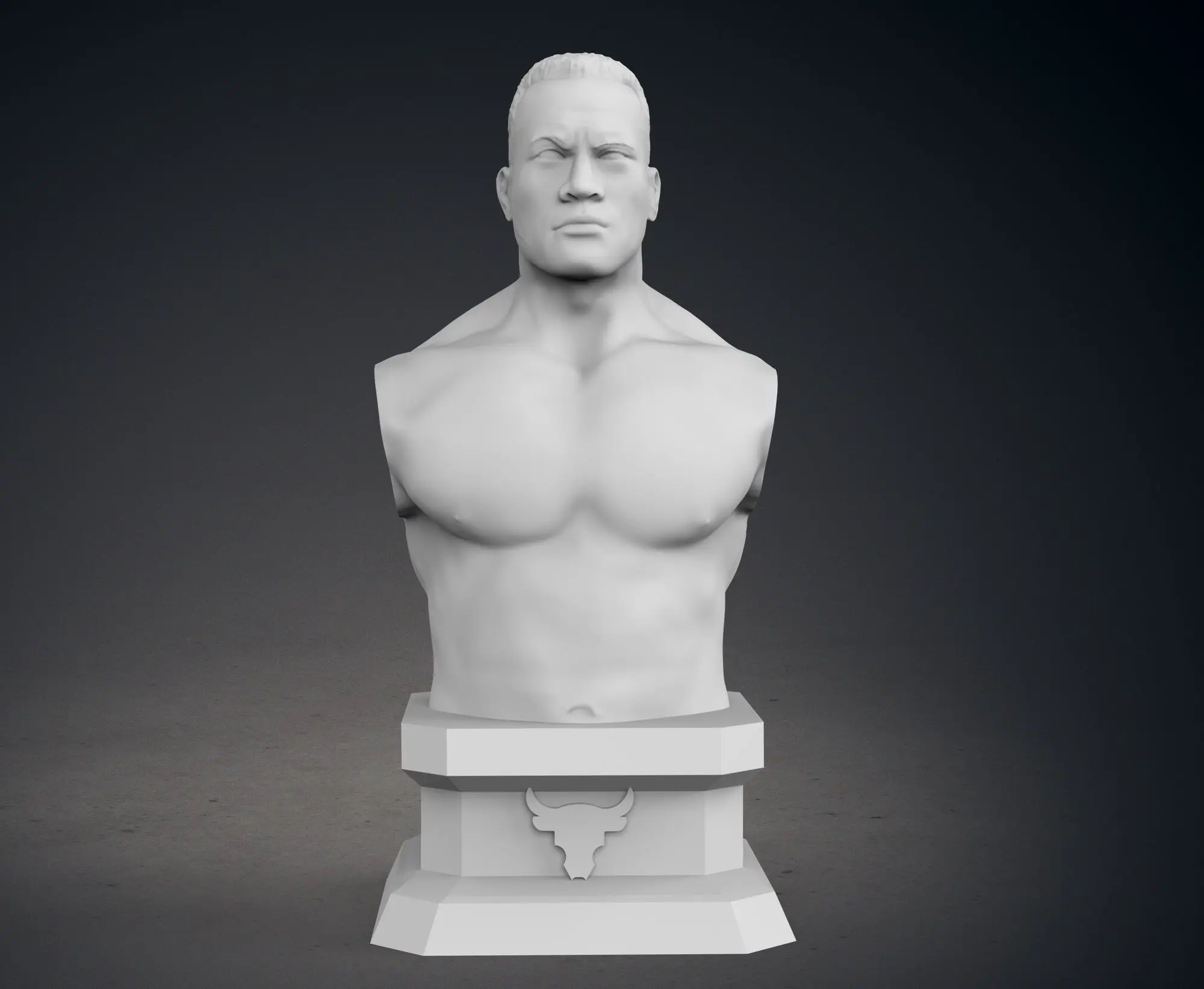 Sculptures & Artworks STL Download - THE ROCK BUST - CLASSIC VERSIONby ...
