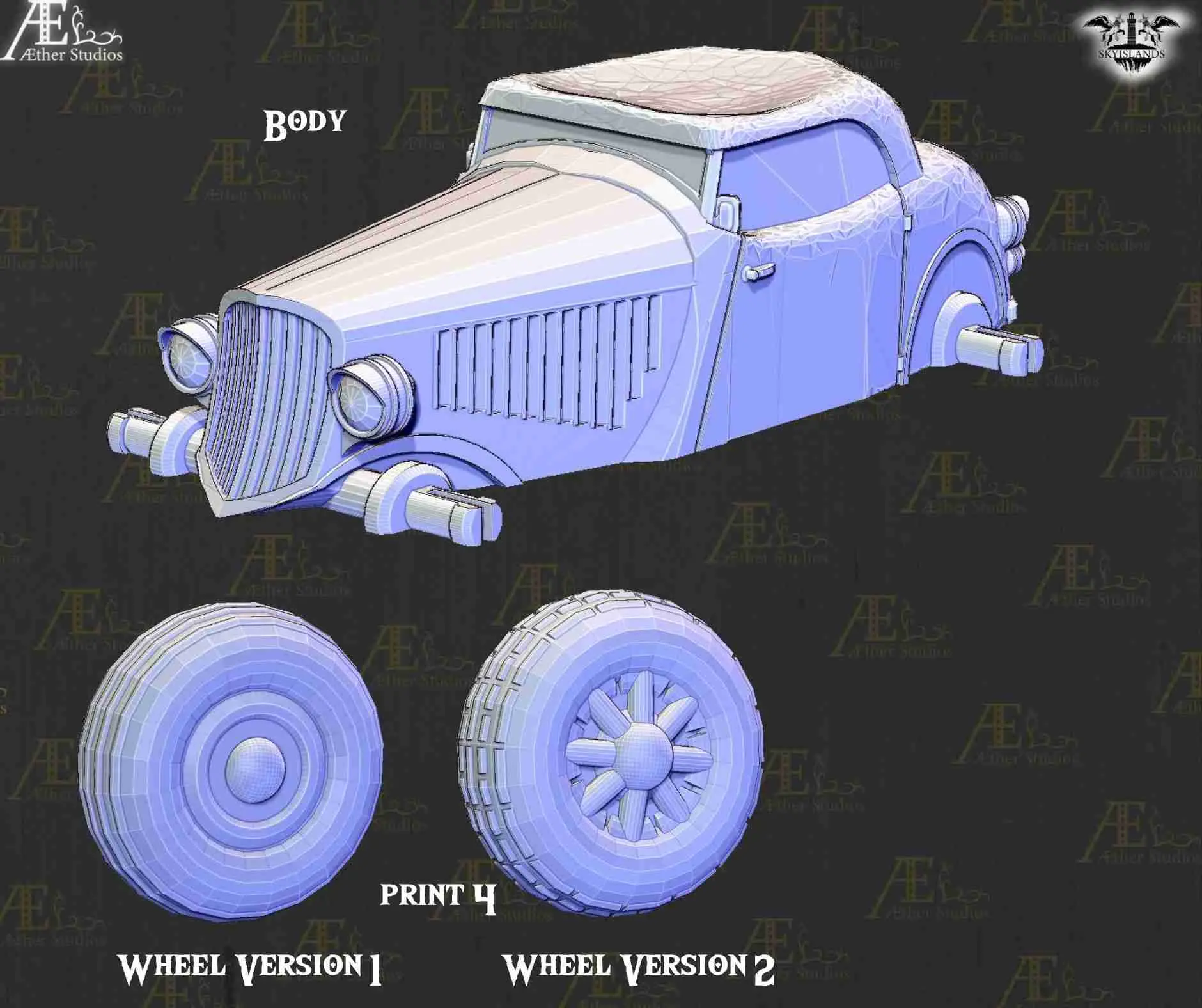 Miniature Games & Accessories STL Download - KS3VEH04 - Ziltek -T ...