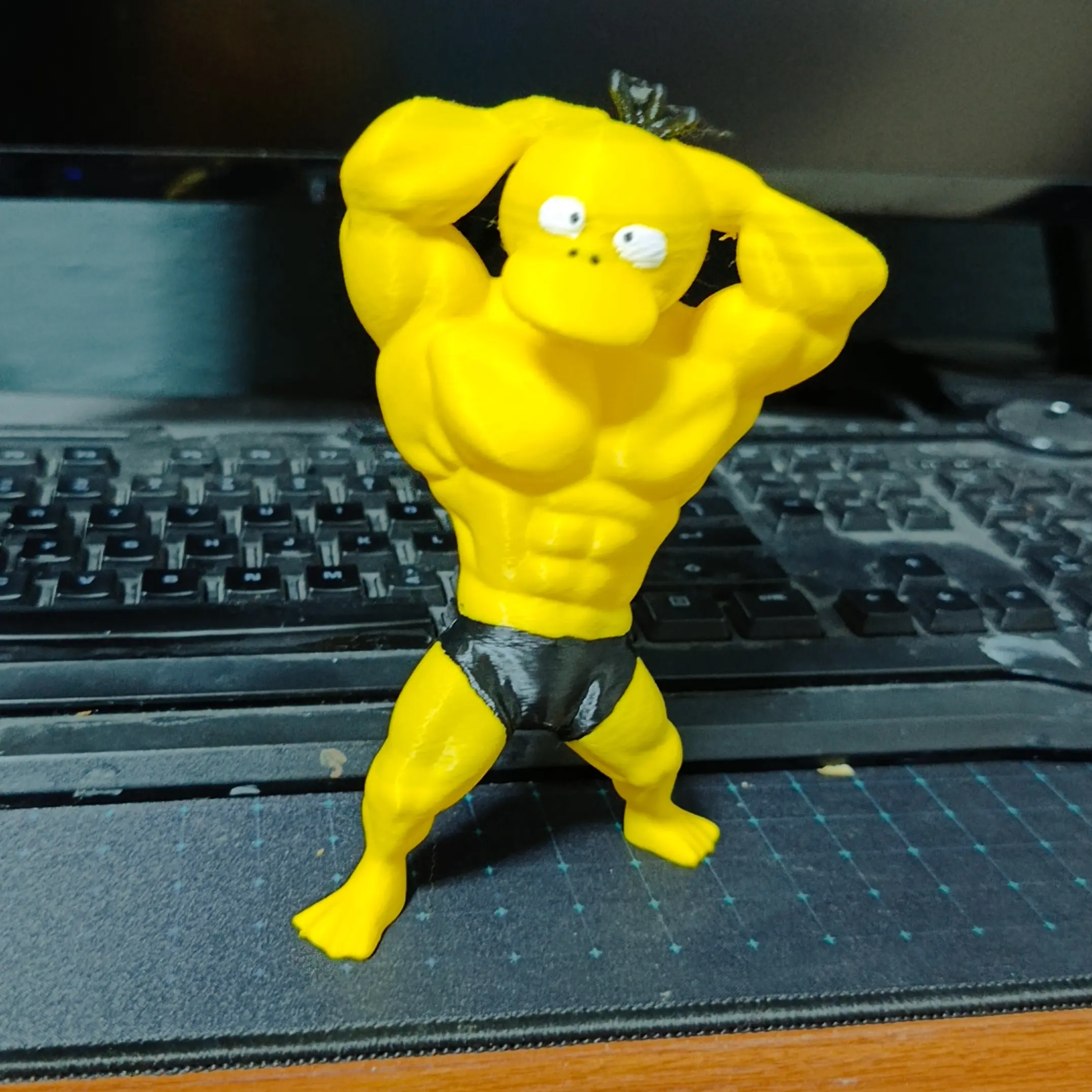 3D Printer Files | 3MF File | muscle psyduck | Creality Cloud