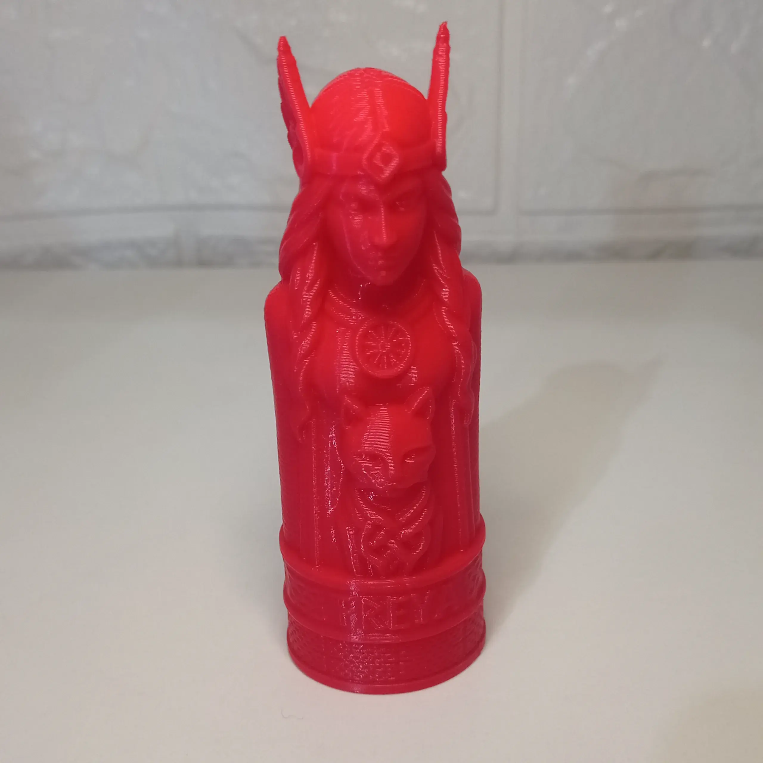 Sculptures & Artworks STL Download - Nordic Goddess Freya Figurine STL ...