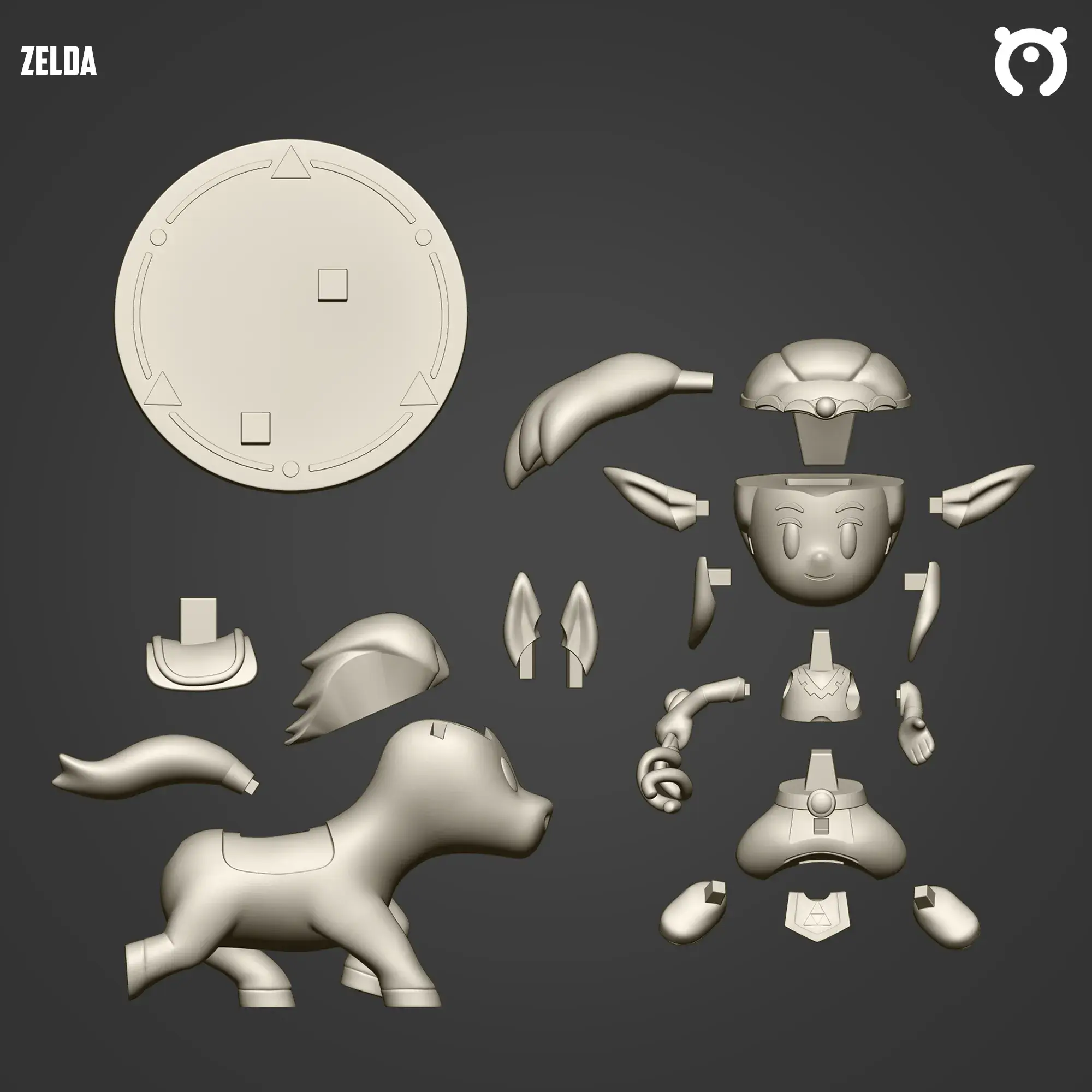 Characters & Creatures STL Download - Zelda - Zelda Echoes of Wisdomby ...