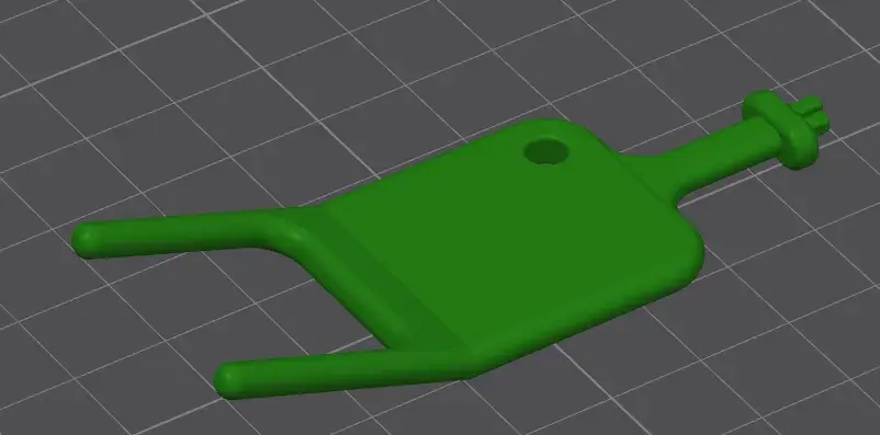 3D Printer Files | 3MF File | paper towel dispenser key | Creality Cloud