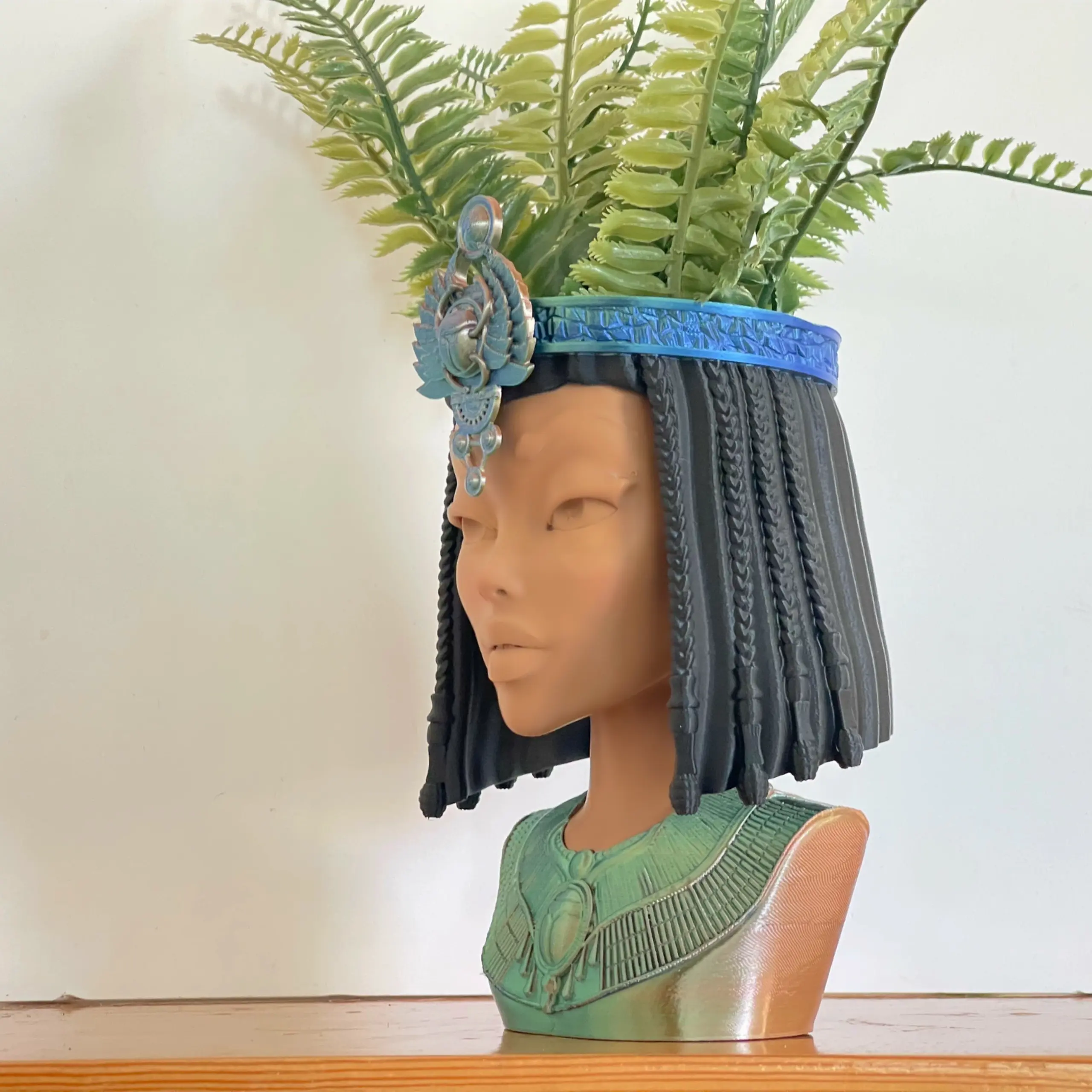 Home Decorations & Ornaments STL Download - CLEOPATRA BUST PLANTERby ...