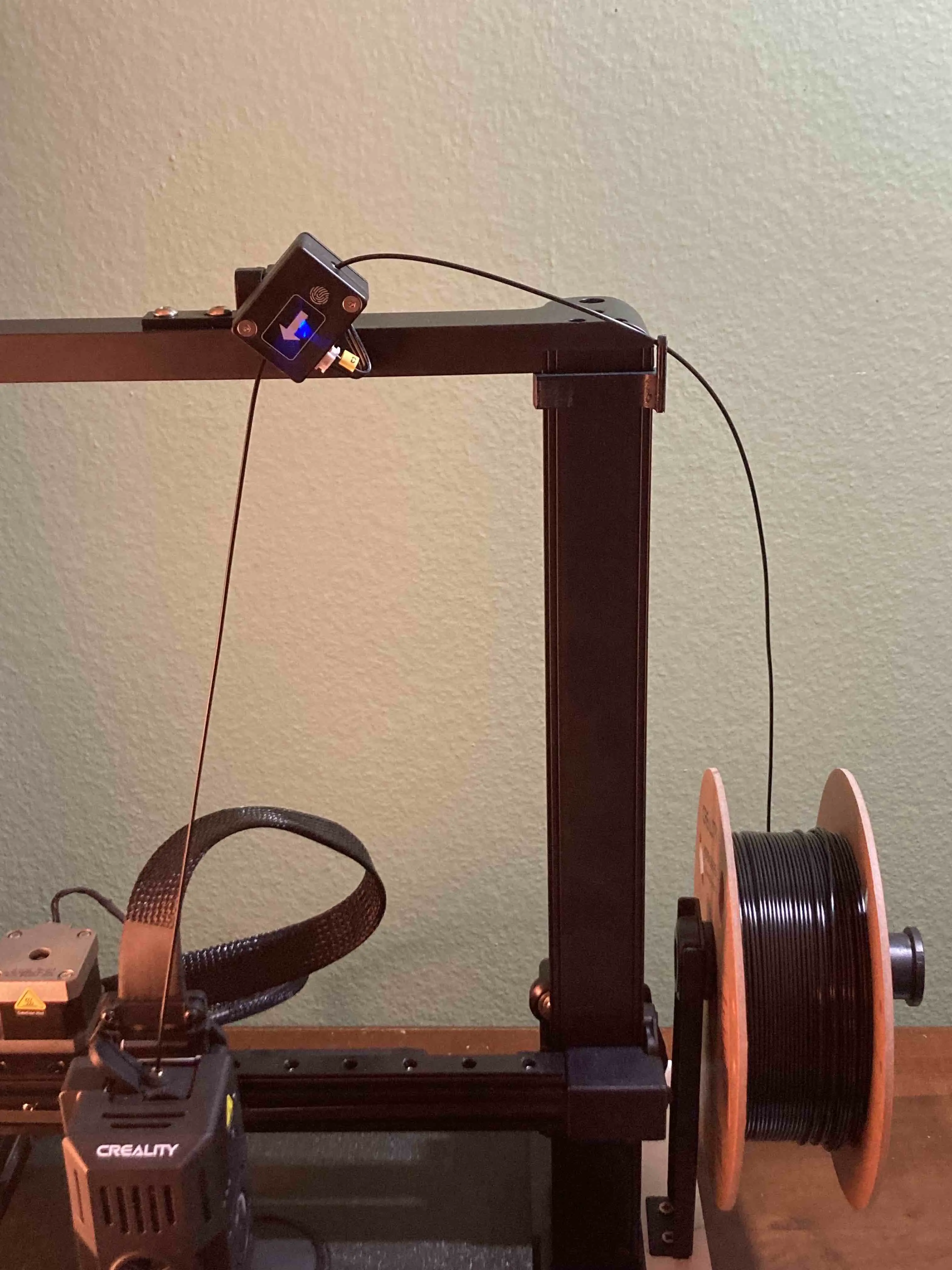 3D Printer Parts STL Download - Filament Sensor Mount + Guideby omsch
