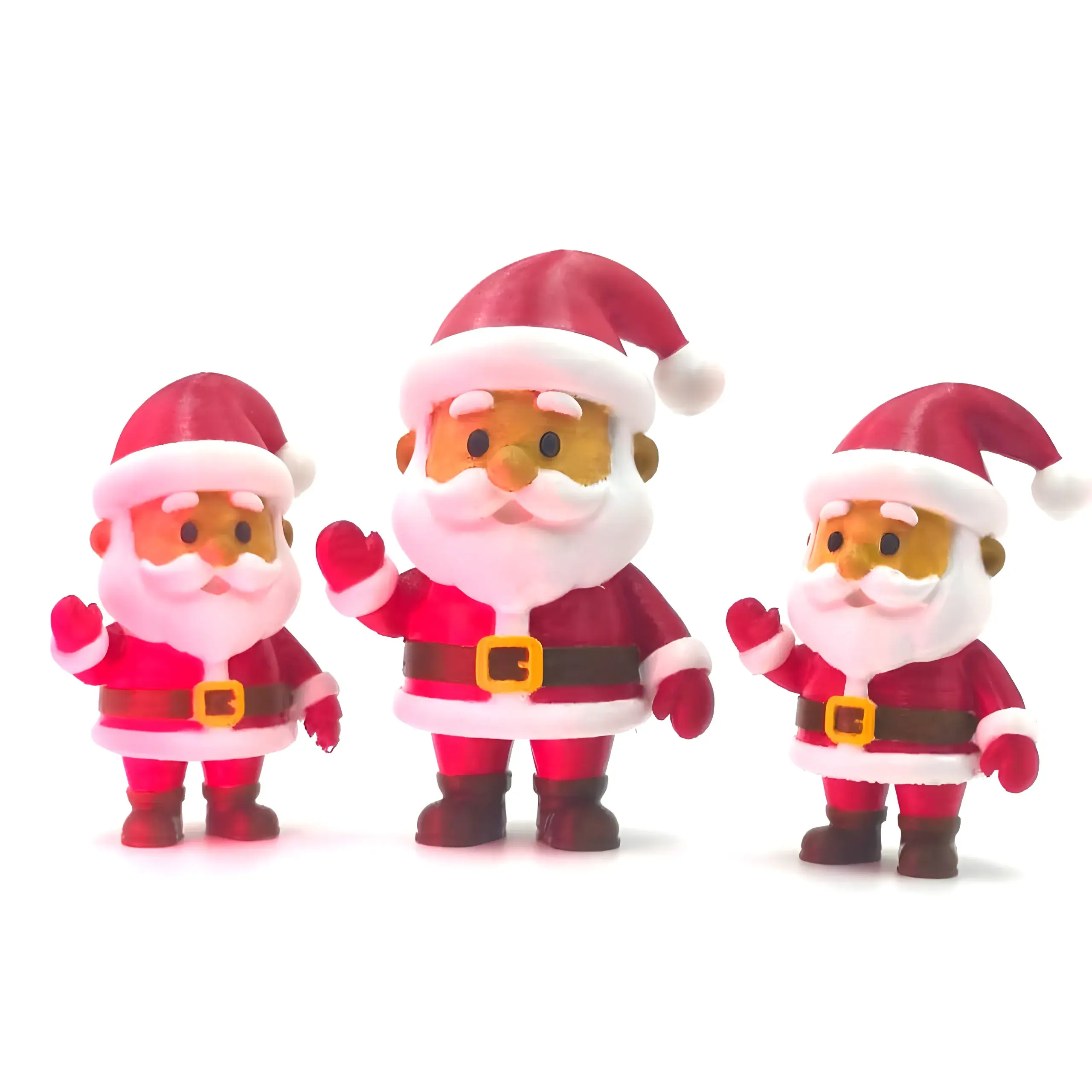3D Printer Files | 3MF File | Mini Santa Family – Cute 3D Printable ...