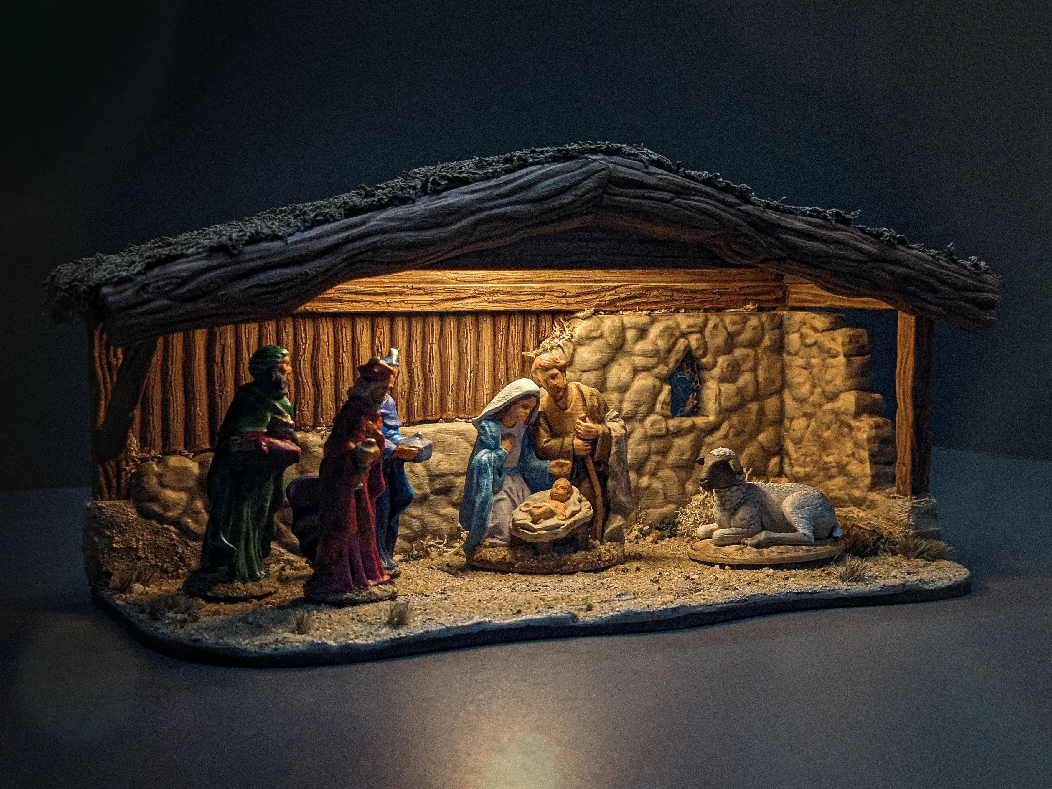 Free Other STL Download - Build your own...Nativity Scene! Diorama Base ...