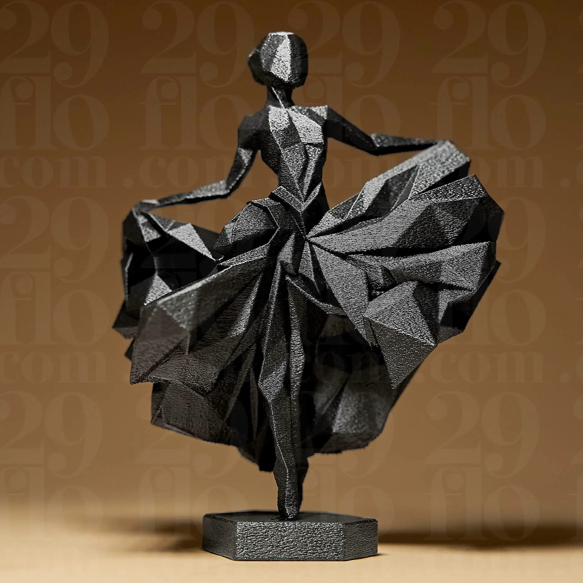 3D Printer Files | 3MF File | Geometric Ballerina Dancer | Creality Cloud