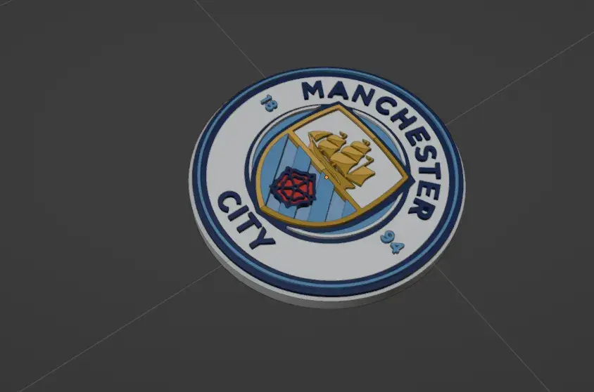 3D Printer Files | 3MF File | Manchester City Magnet | Creality Cloud