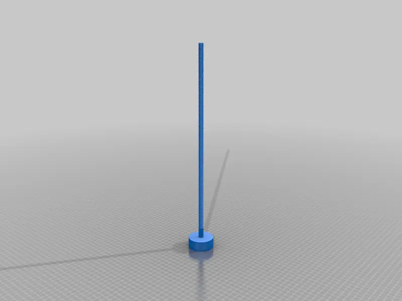 Free Test Models STL Download - TR10x2 Kurled_Knob 400mm HQby mirakulix