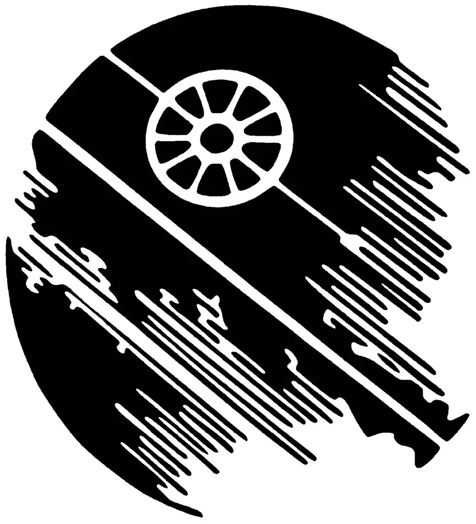 Free Sculptures & Artworks STL Download - Death Star stencil 2by SMT_M 🦊