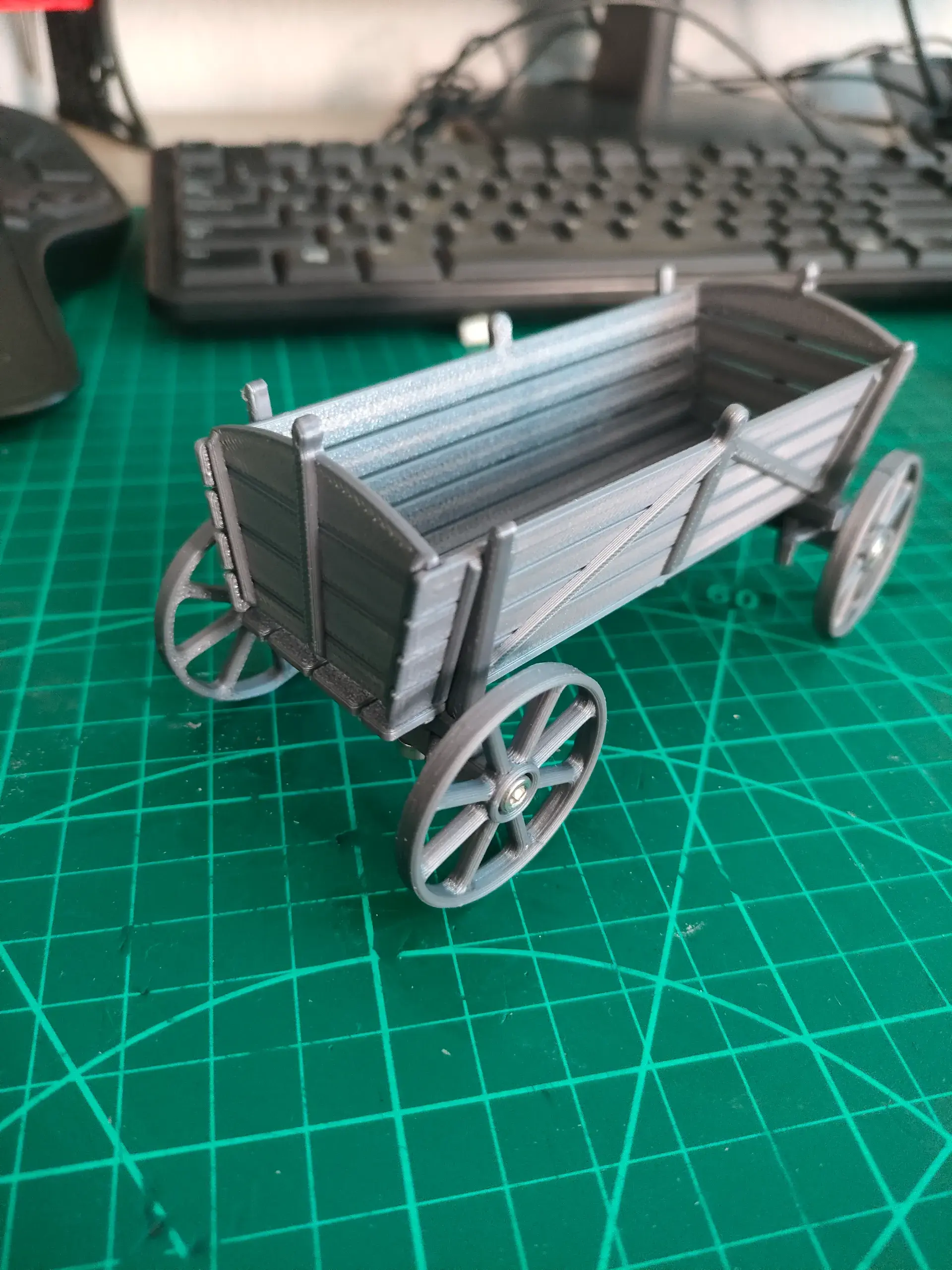 3D Printer Files | 3MF File | Old Horse-Drawn Wagon | Creality Cloud