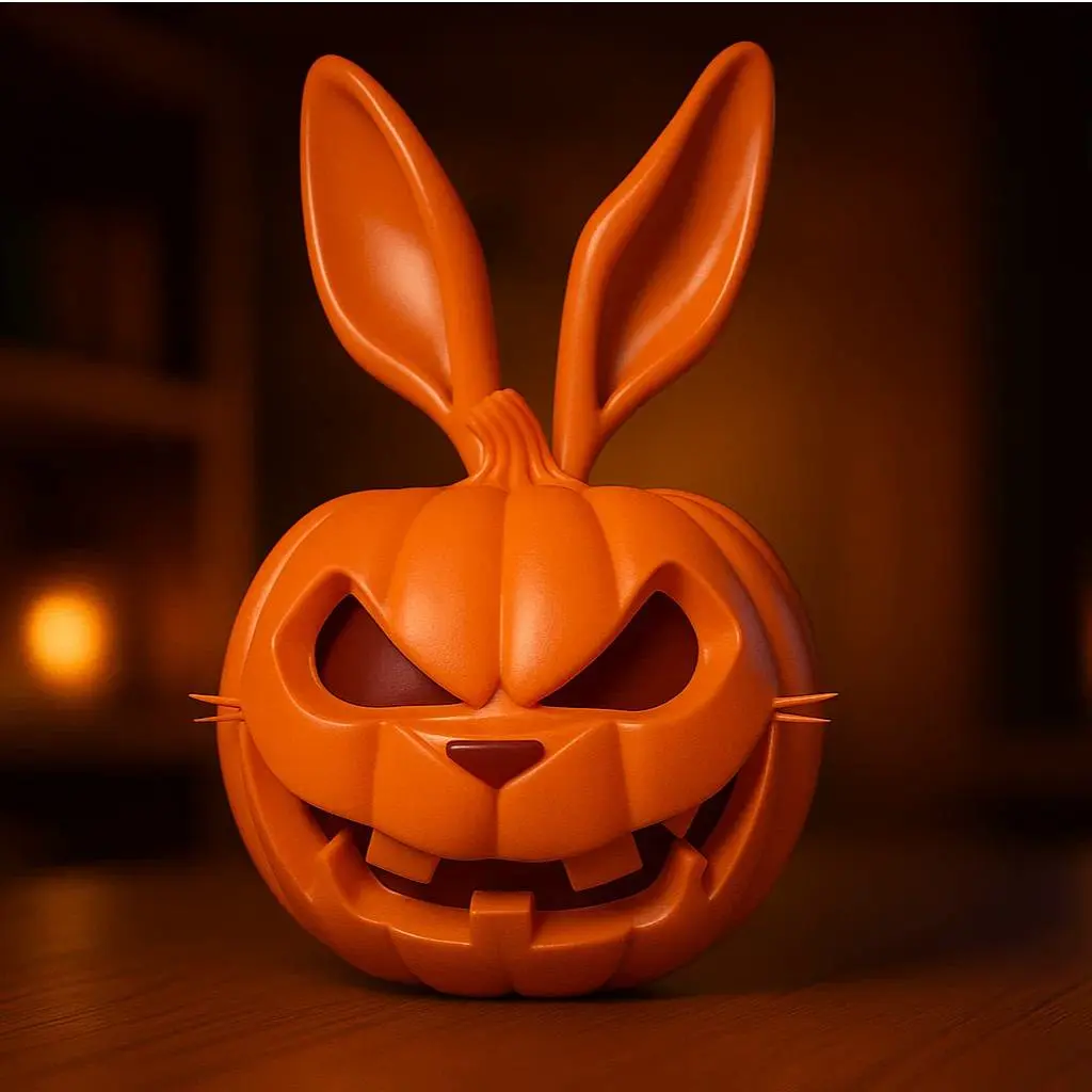 3D Printer Files | 3MF File | pumpkin rabbit (Halloween) | Creality Cloud