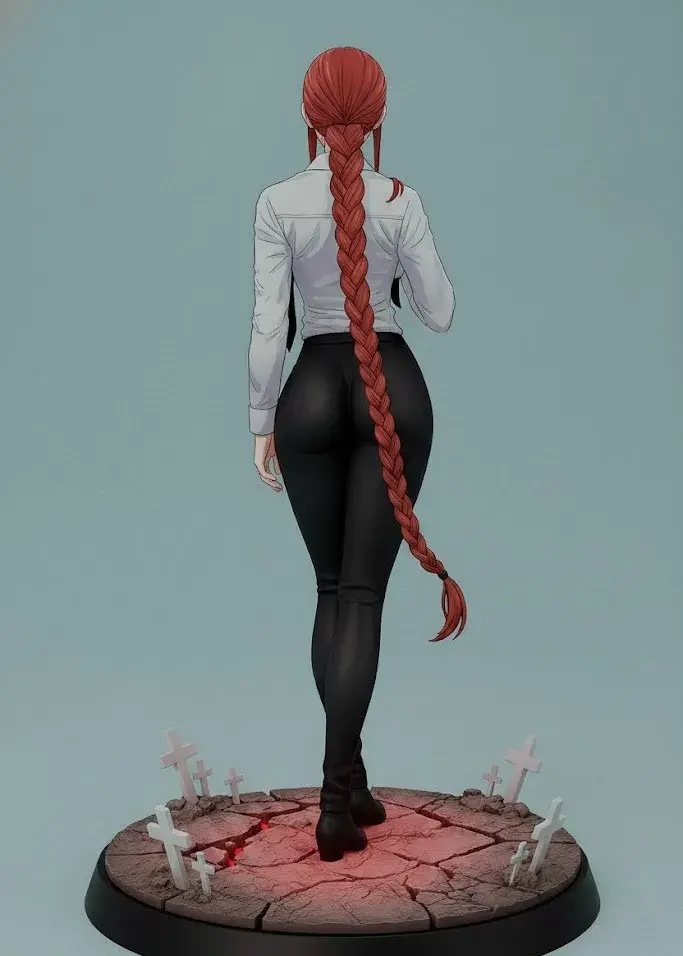 Free Characters & Creatures STL Download - Makima-Chainsaw Manby ...
