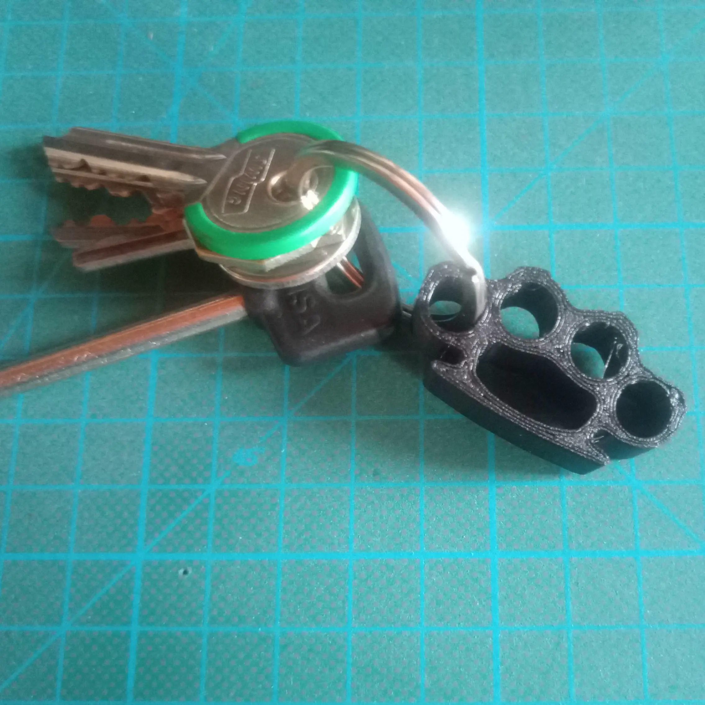 3D Printer Files | 3MF File | Knucle Duster keychain Vers.01 | Creality ...
