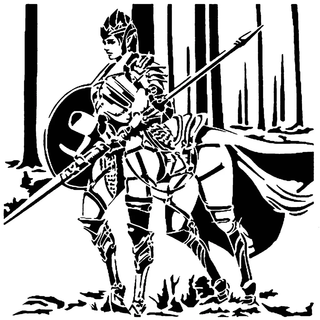 Free Other STL Download - Centaur stencilby SMT_M 🦊