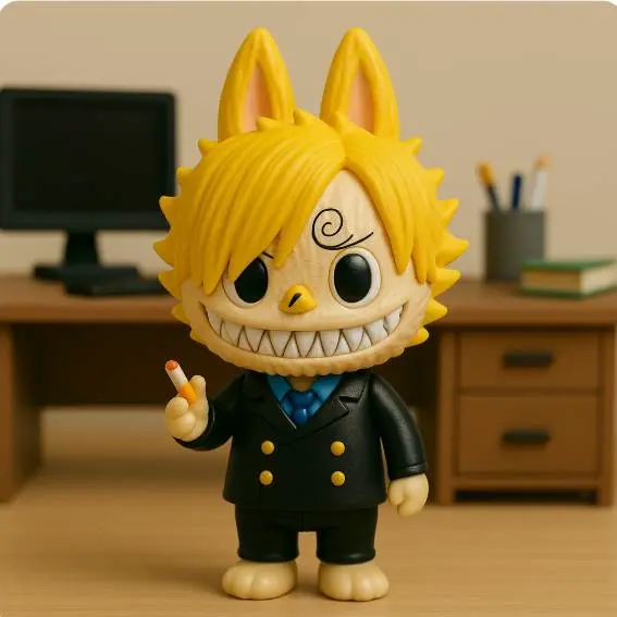 Other STL Descarga - Labubu - Vinsmoke Sanji statue - One piece - 3D ...