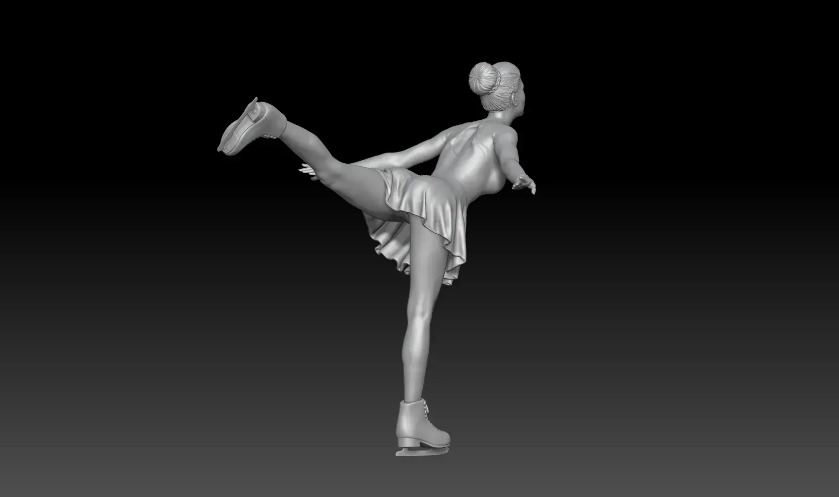 Other STL Download - figure skating girl 3by Gigi_toys