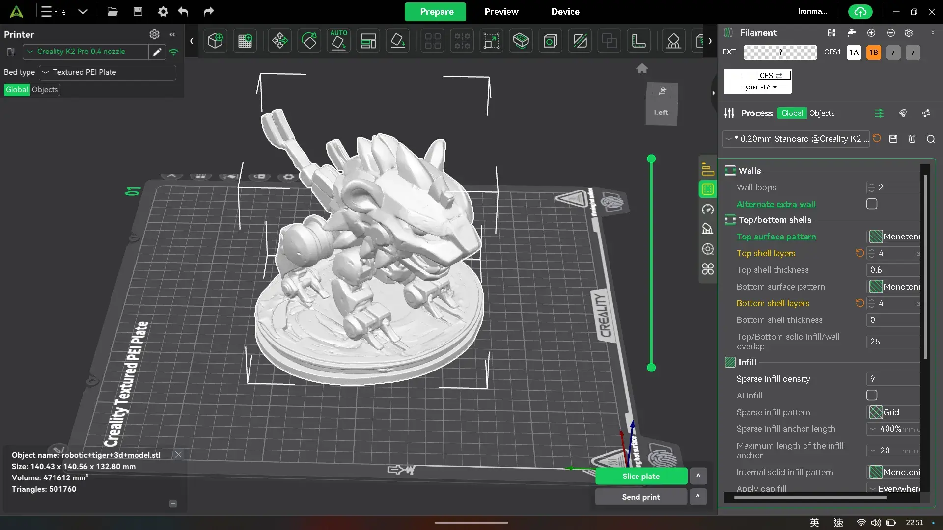 3D Printer Files | 3MF File | ZOIDS Lions | Creality Cloud