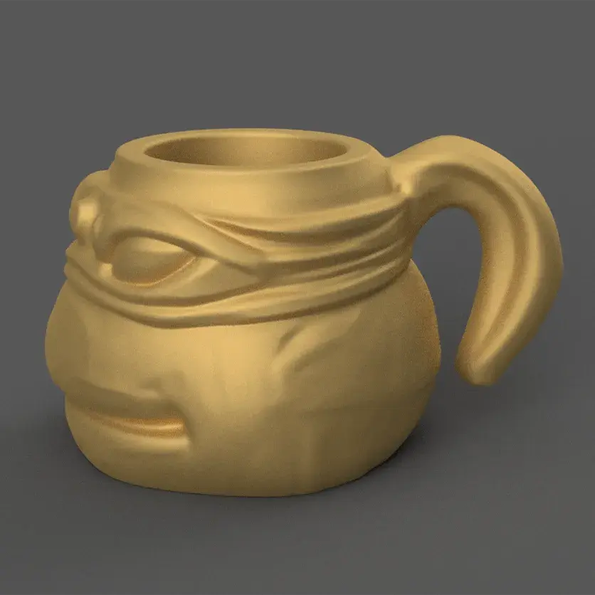 Home Decorations & Ornaments STL Descarga - Ninja Turtles Planter Vase ...