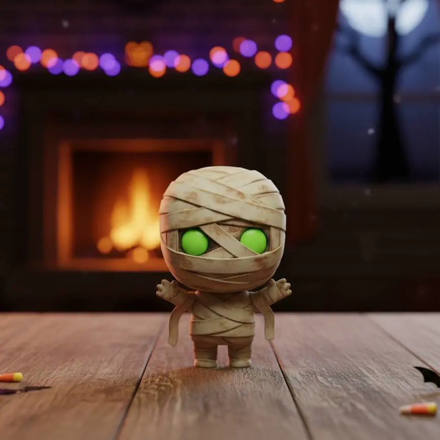 3D Printer Files | 3MF File | Mummy figurine Halloween mumia | Creality ...
