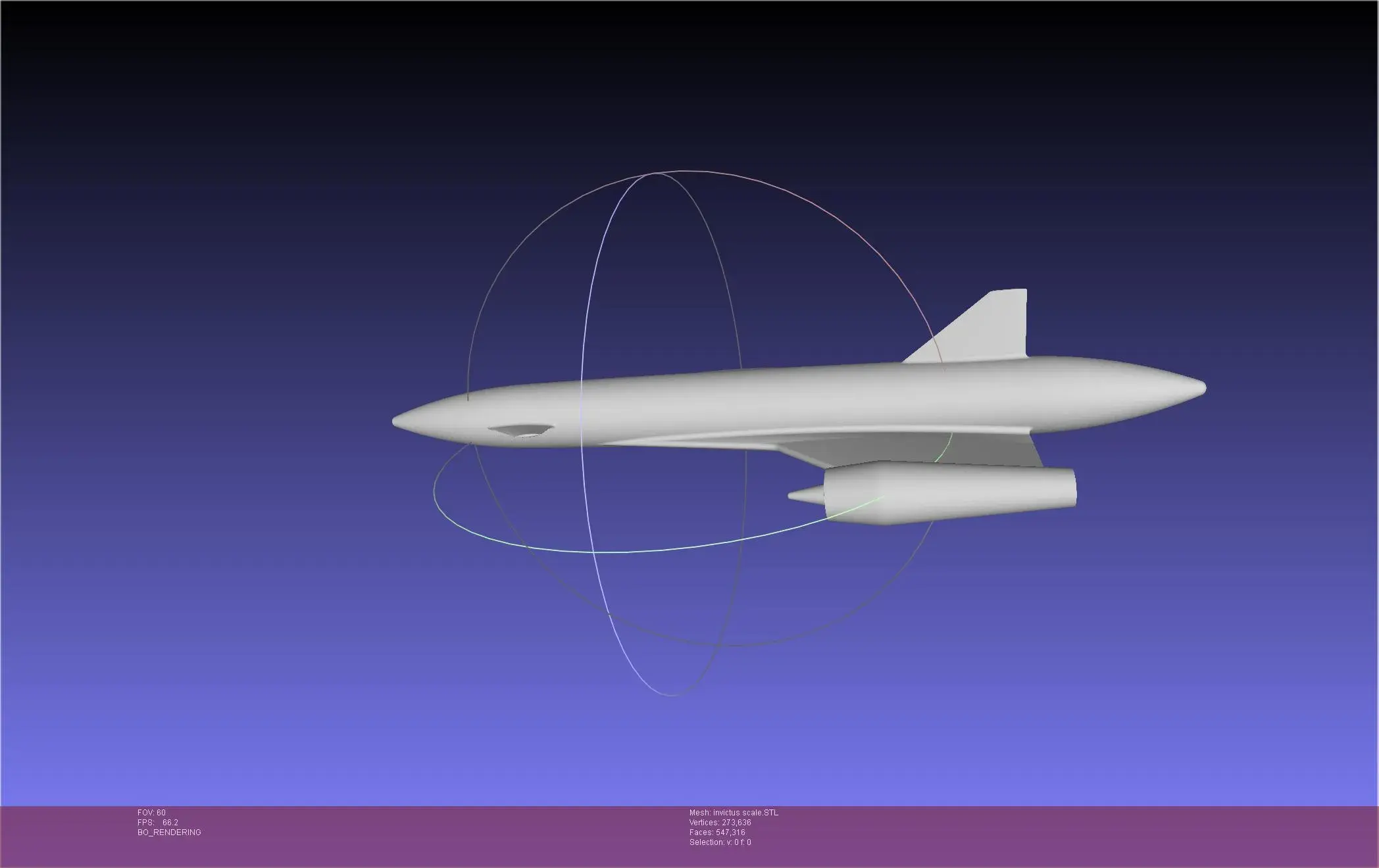 Vehicles & Machinery STL Download - ESA Invictus Hypersonic Spaceplane ...