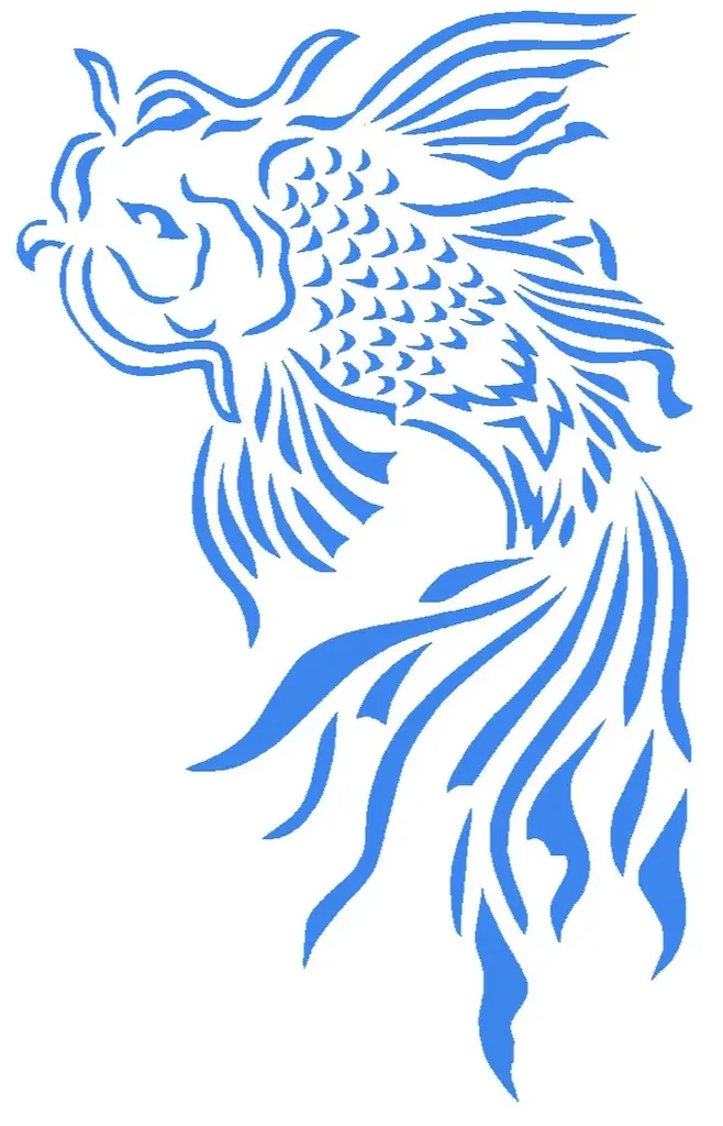 Free Digital Art STL Download - Fish stencilby SMT_M 🦊