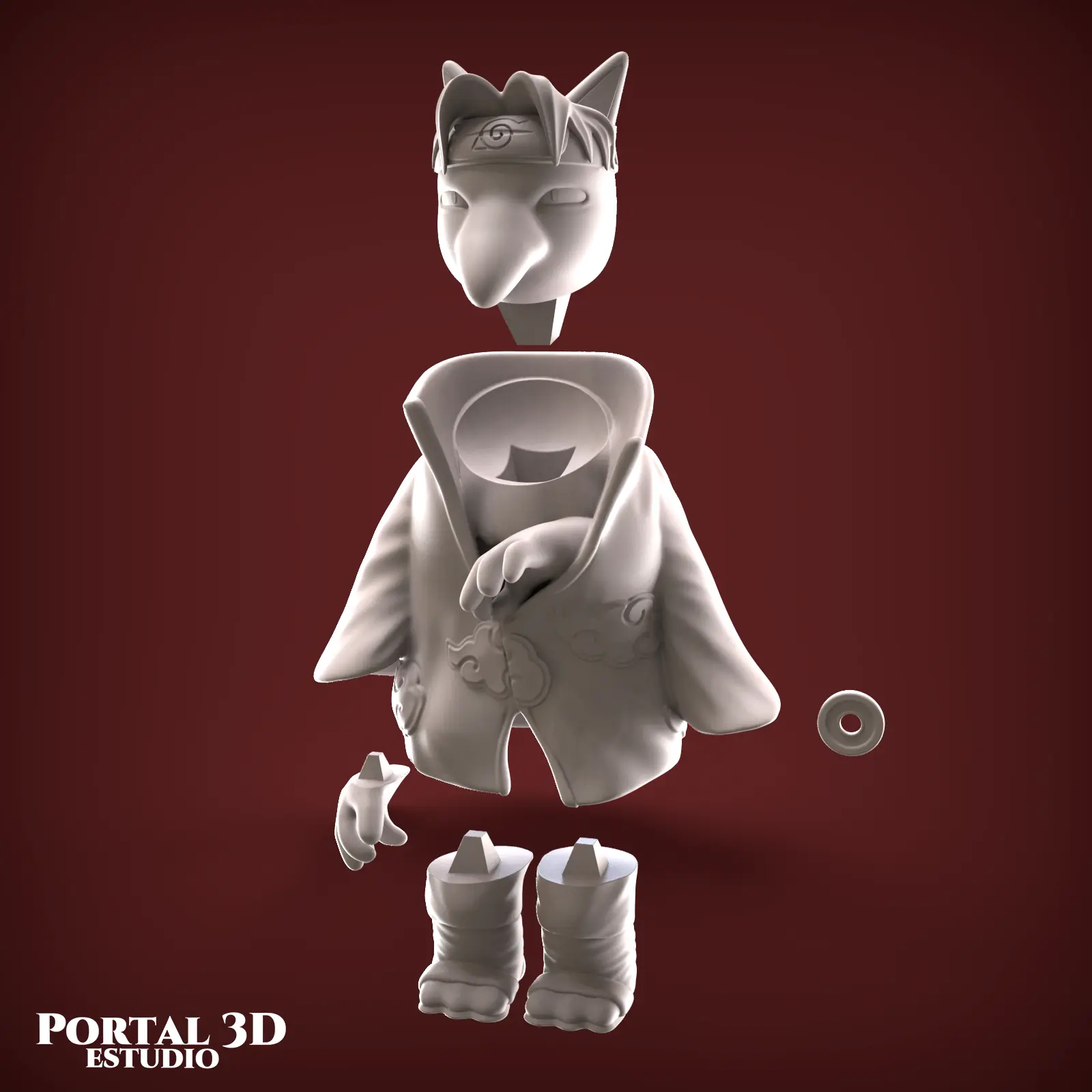 Characters & Creatures STL Download - HYPNO_ITACHIby Portal_3D_Estudio