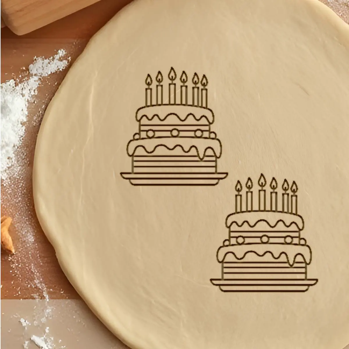 Other STL Download - Birthday Cake Cookie Cutter, Biscuit Cutterby OALPO