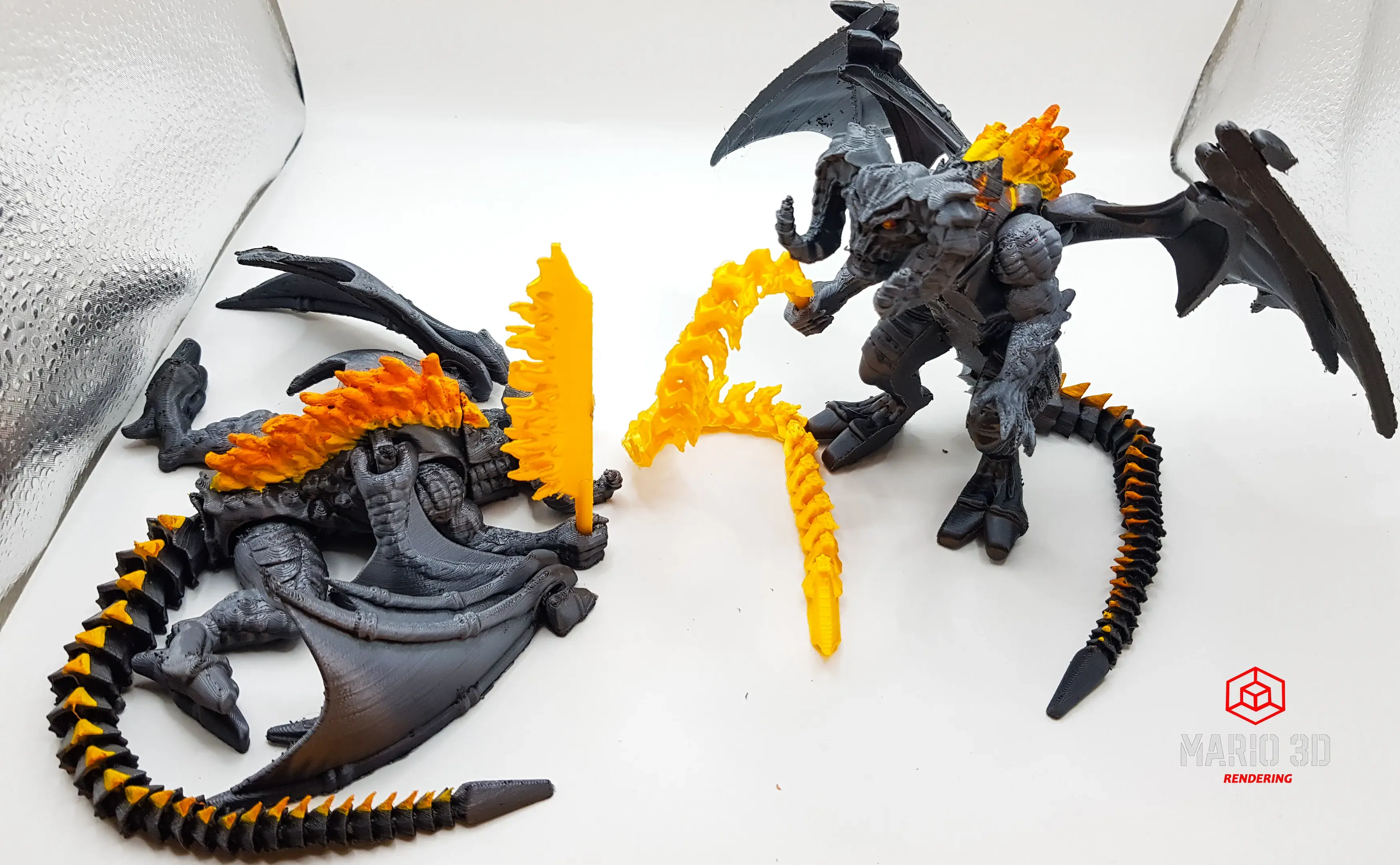 Characters & Creatures STL Download - balrog flexi print in placeby ...