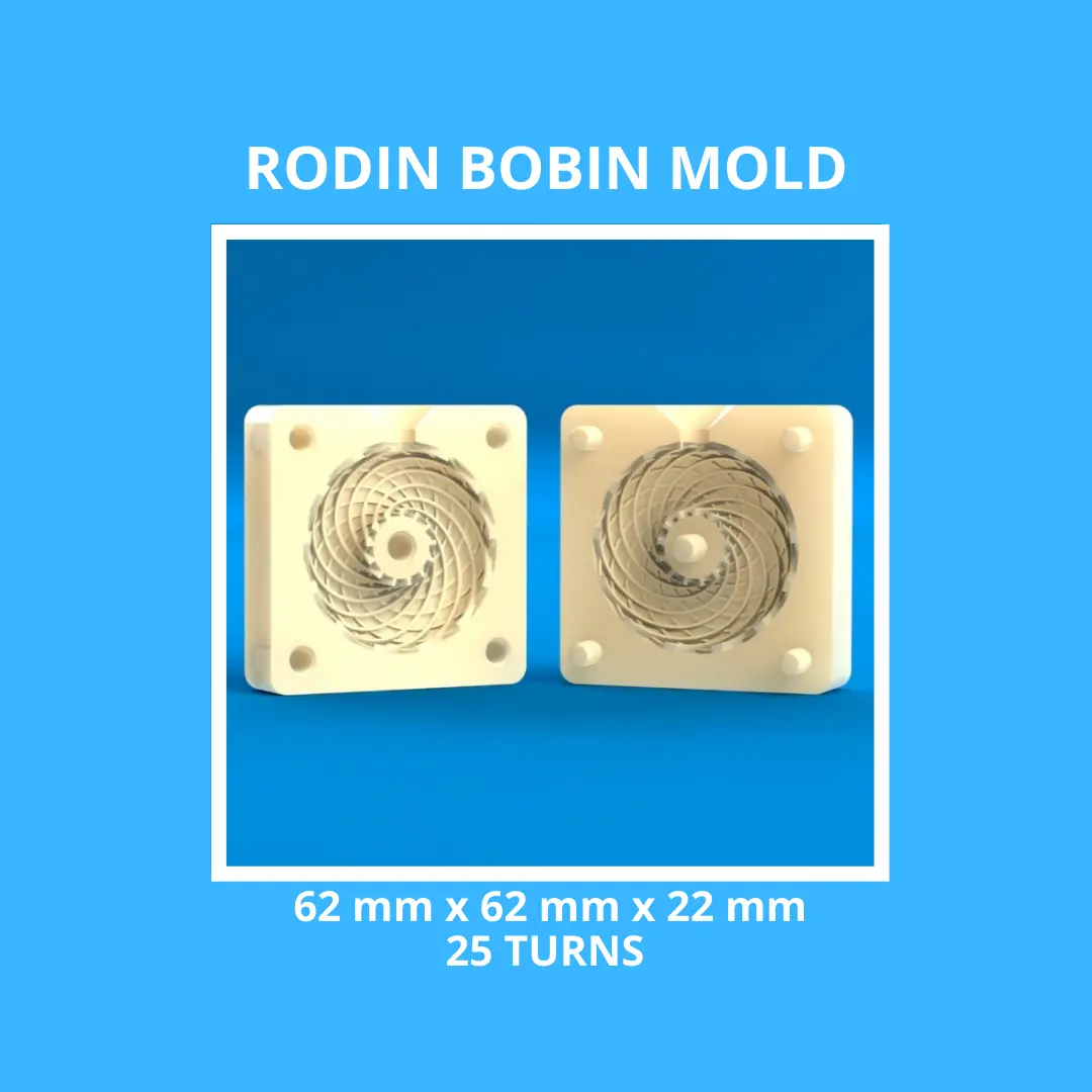 Test Models STL Download - RODIN BOBIN MOLD FOR RESIN FILLING - 62 X 62 ...